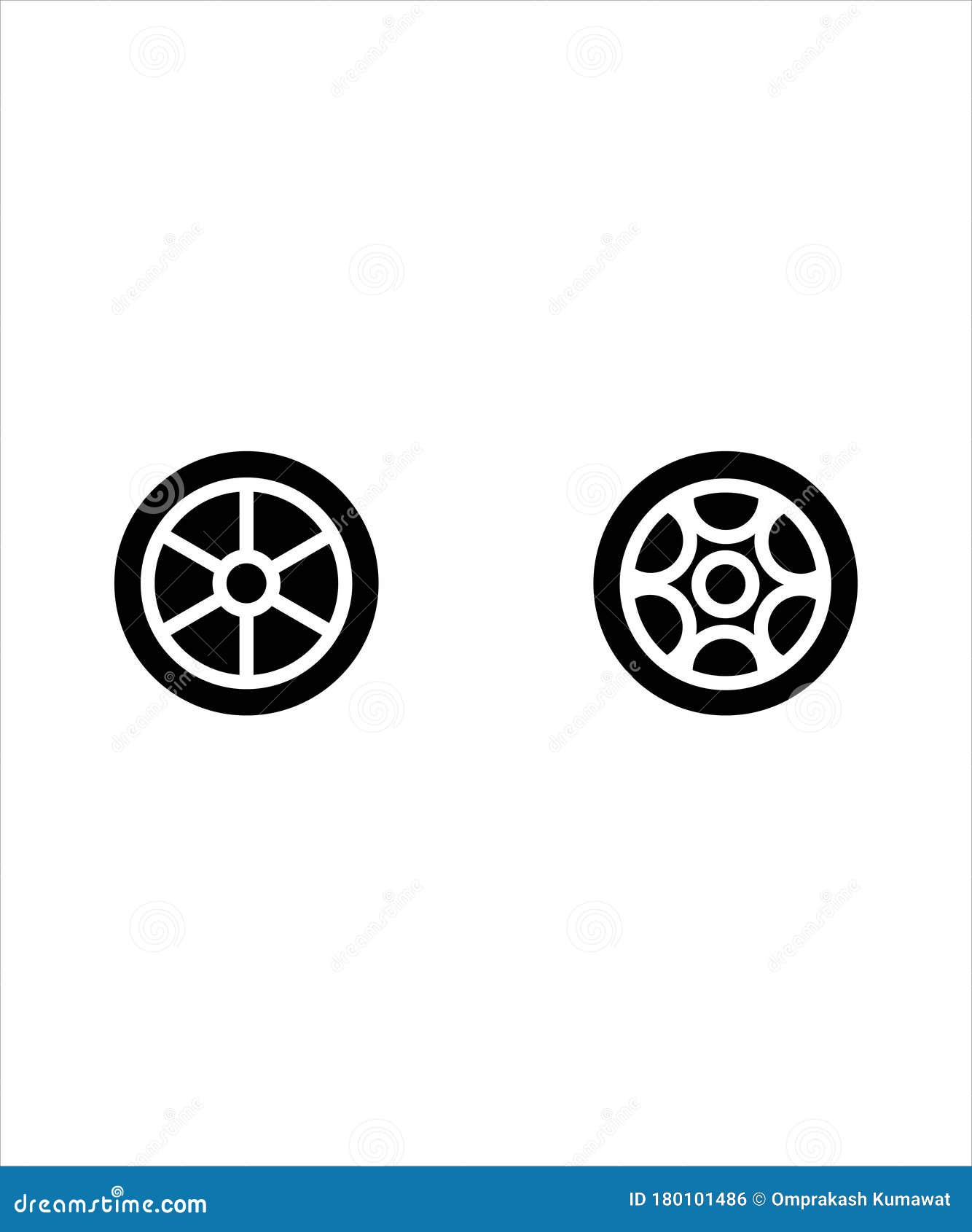 Rim Flat Icon,vector Best Flat Rim Icon,two Rim Icon Set. Stock Vector ...