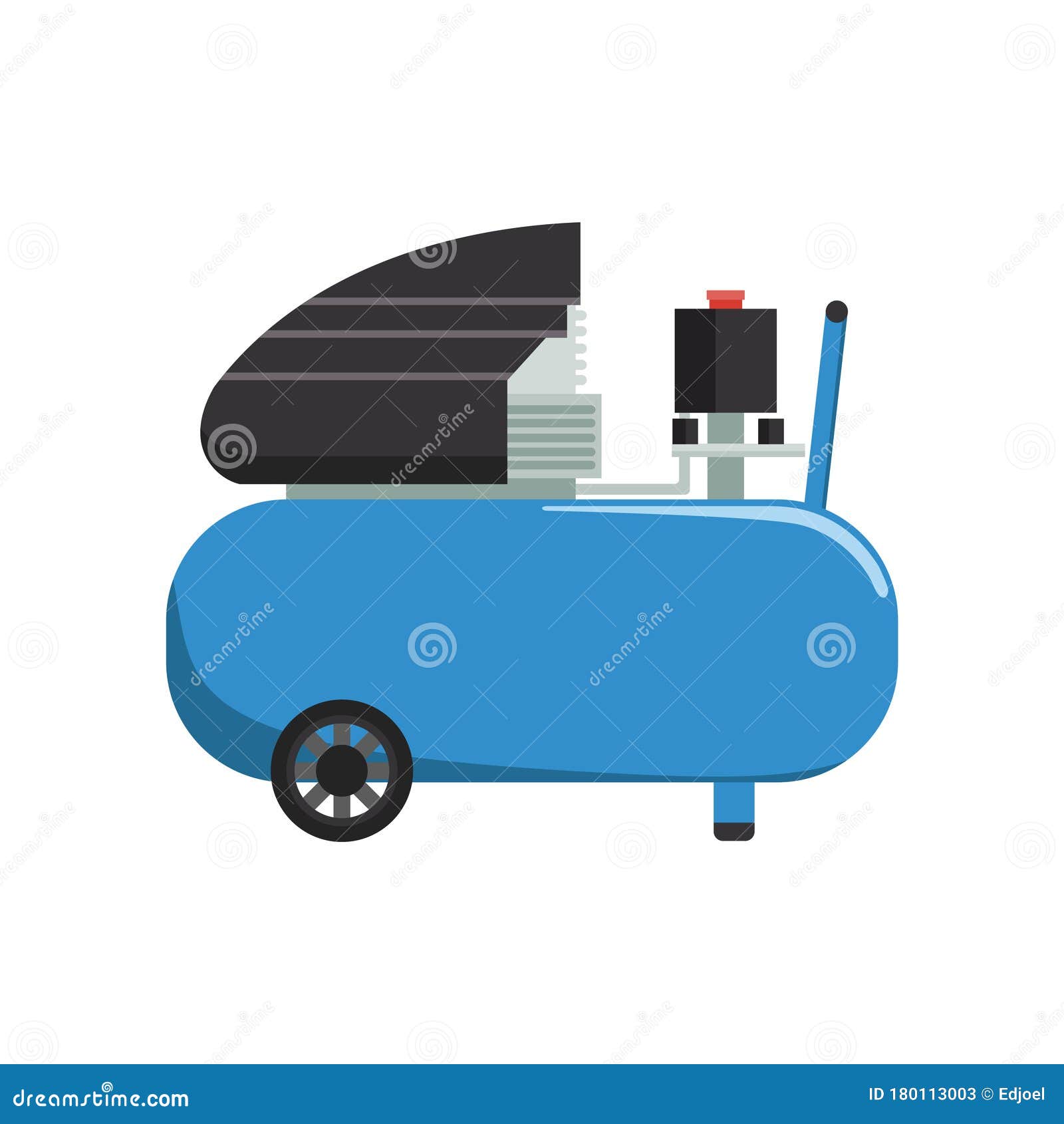 Vector Design of Industrial Air Compressor Stock Vector - Illustration ...