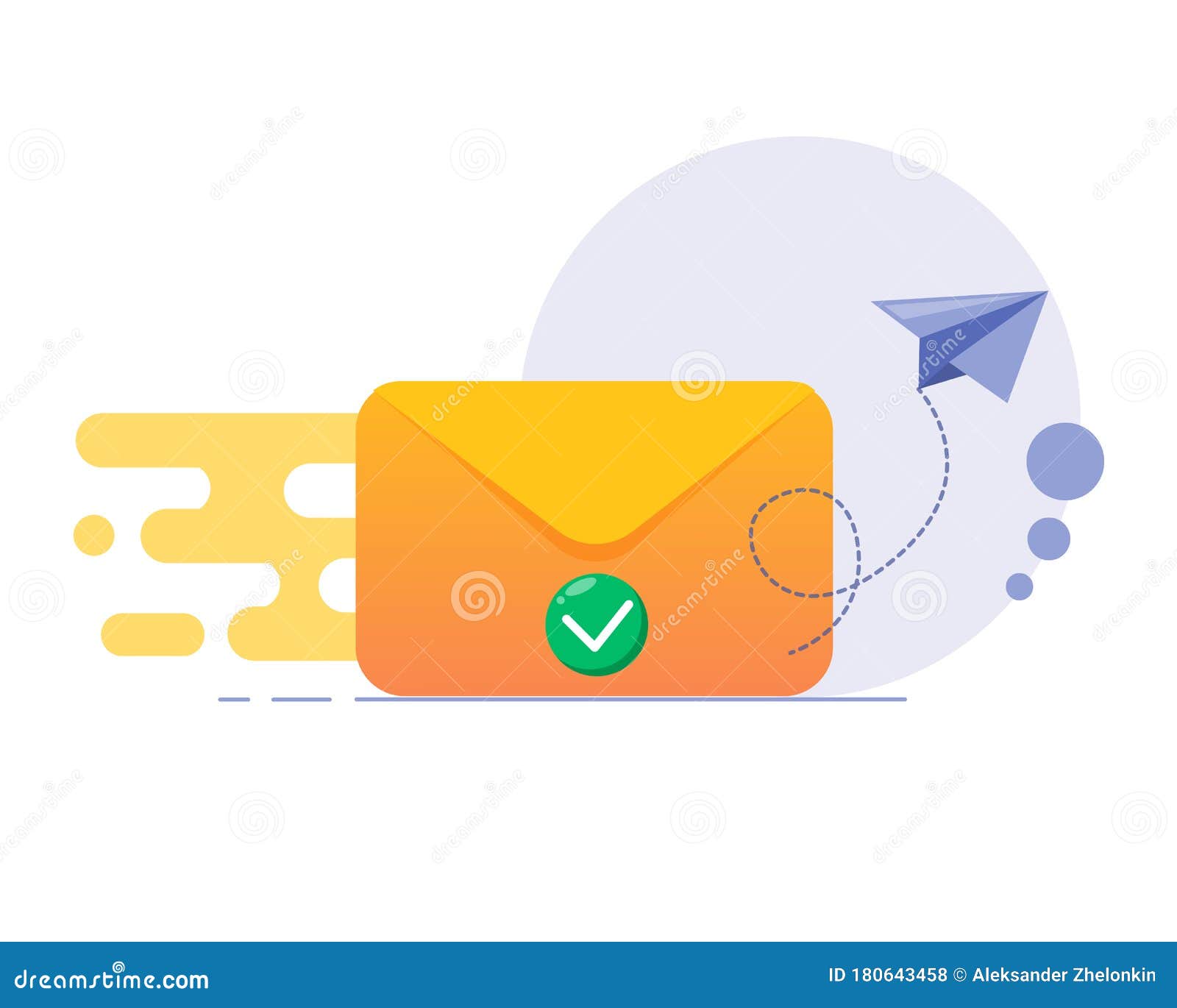 Email Sent Concept. Email Marketing Campaign. New Email Message Stock ...