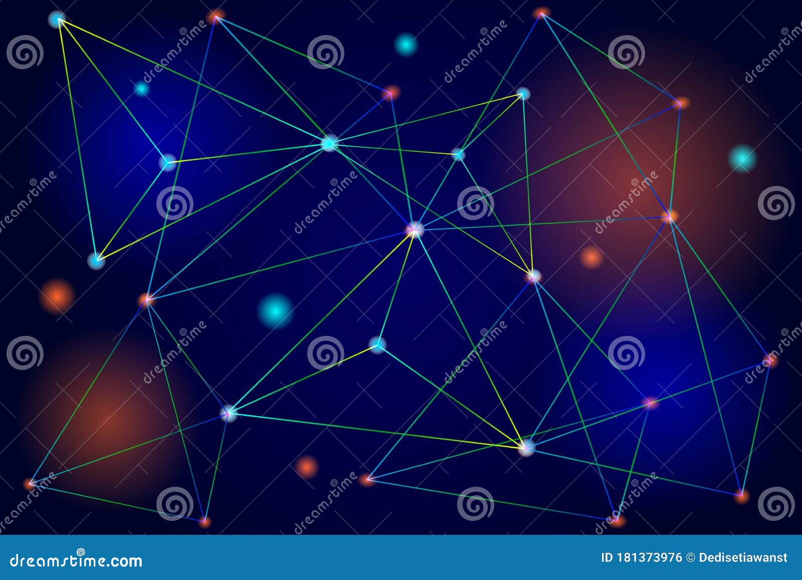 Abstract Technology Particle Background Stock Vector - Illustration of ...