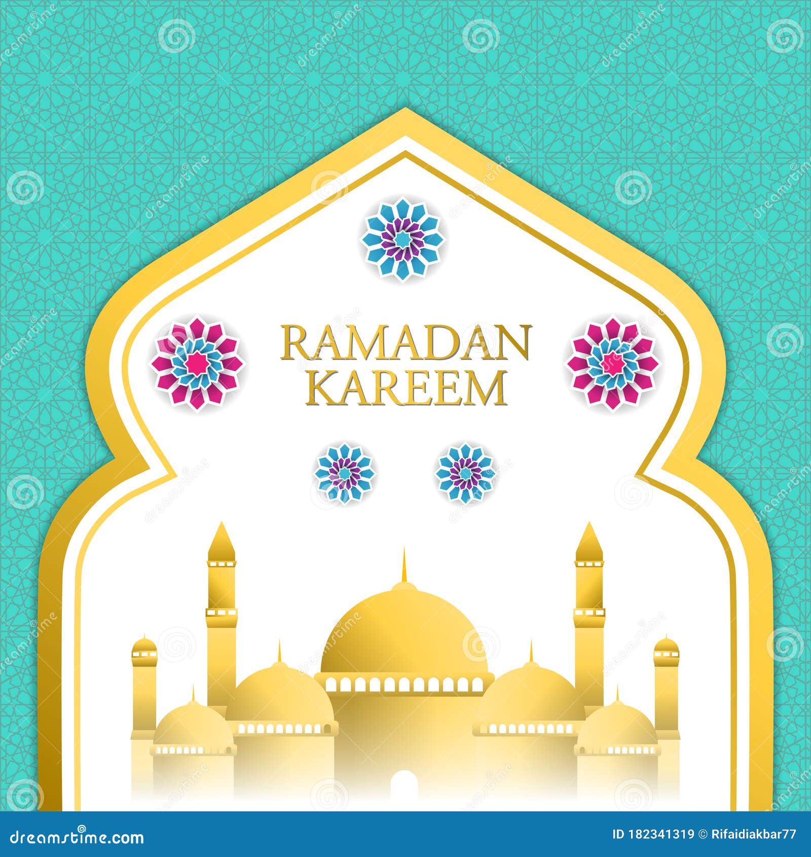 Islamic Texture in Ramadan Kareem Stock Vector - Illustration of ...