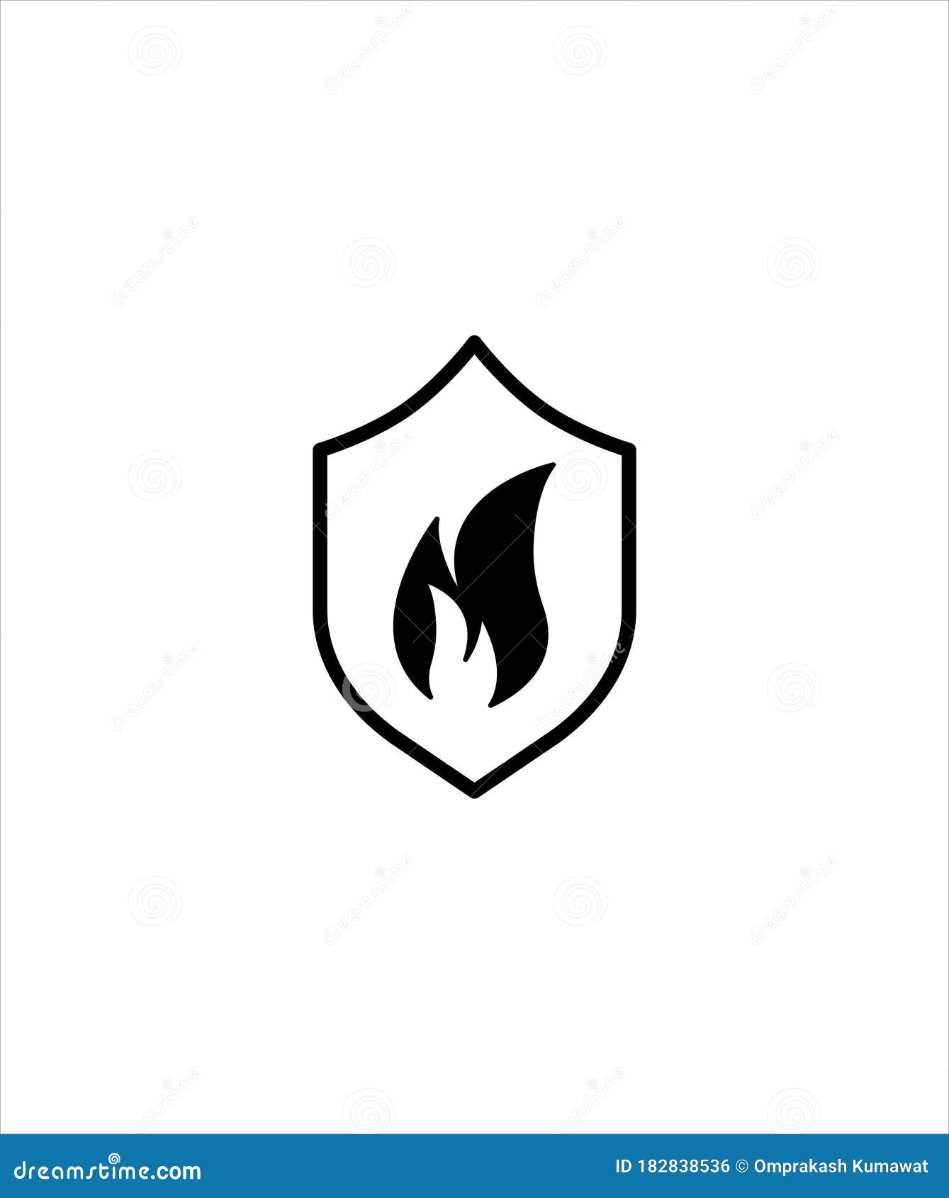 Fire Protection Icon,vector Best Flat Fire Protection Icon. Stock ...