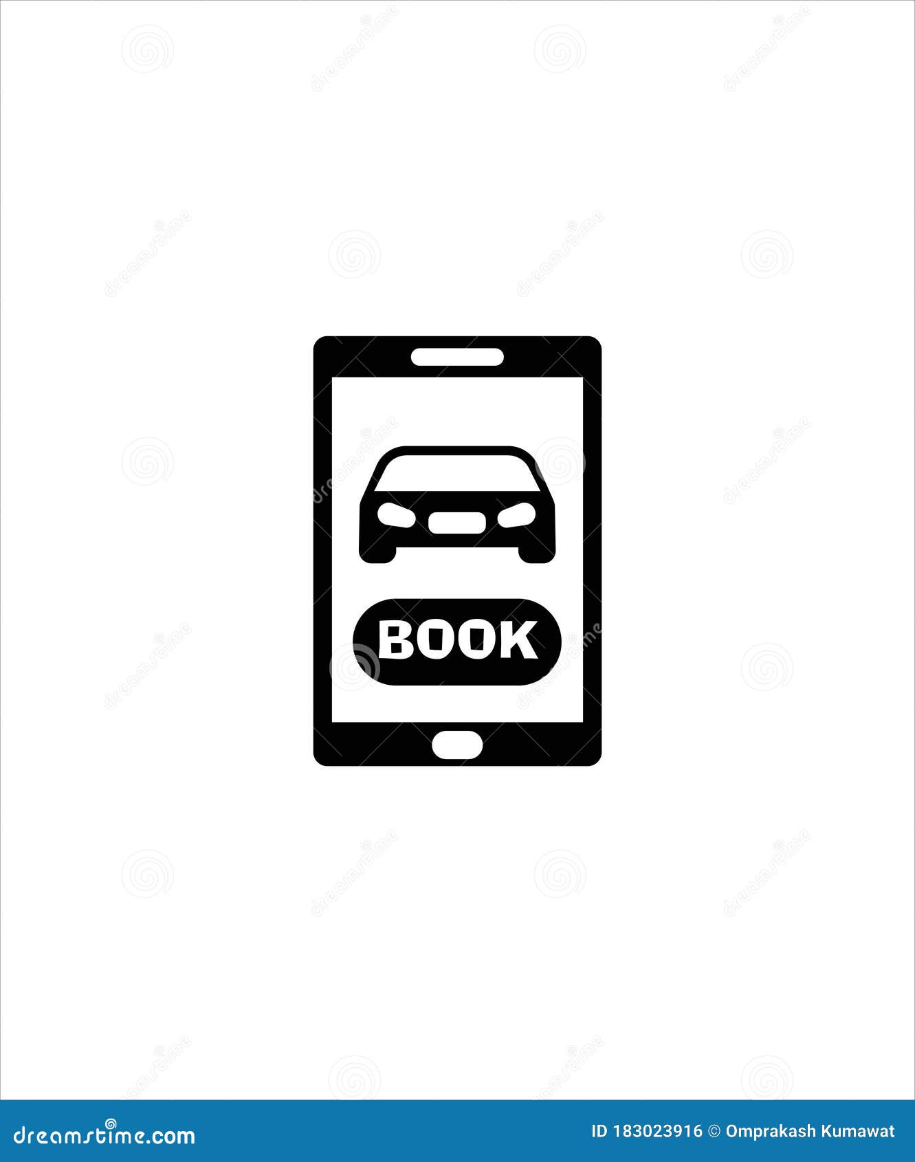 Online Car Booking Icon,vector Best Flat Car Booking Icon. Stock ...