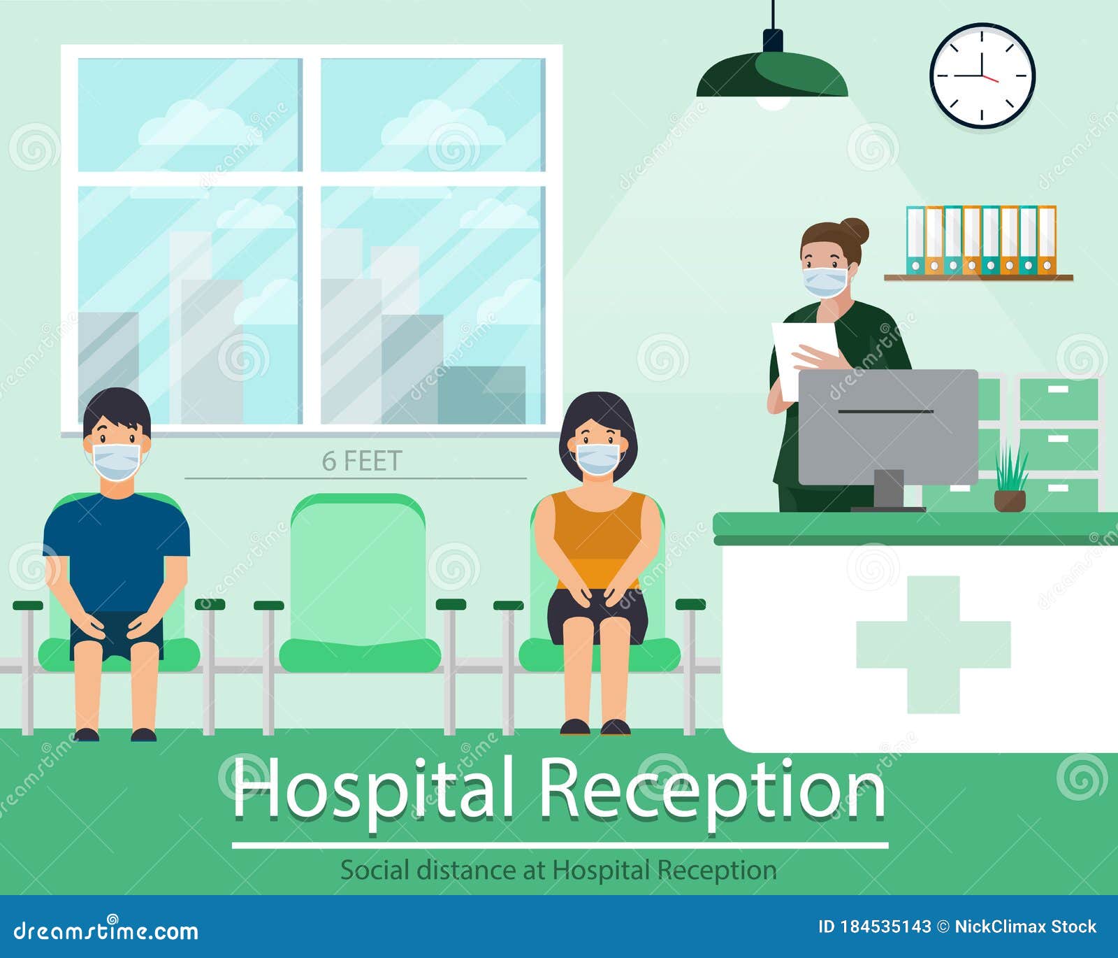 Prevent Hospital Corruption Concept Icon Vector Illustration ...