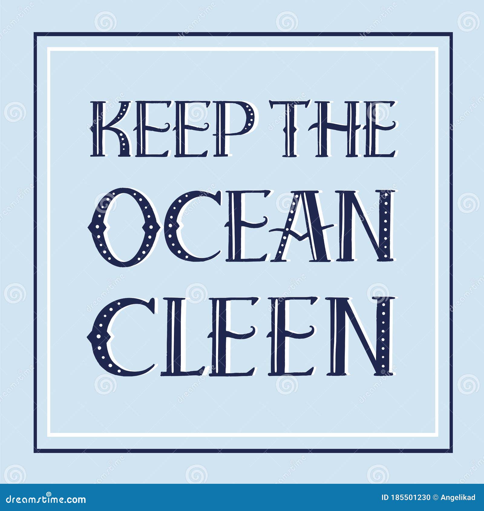 Ocean Clean Up. Cartoon Vector | CartoonDealer.com #199402373