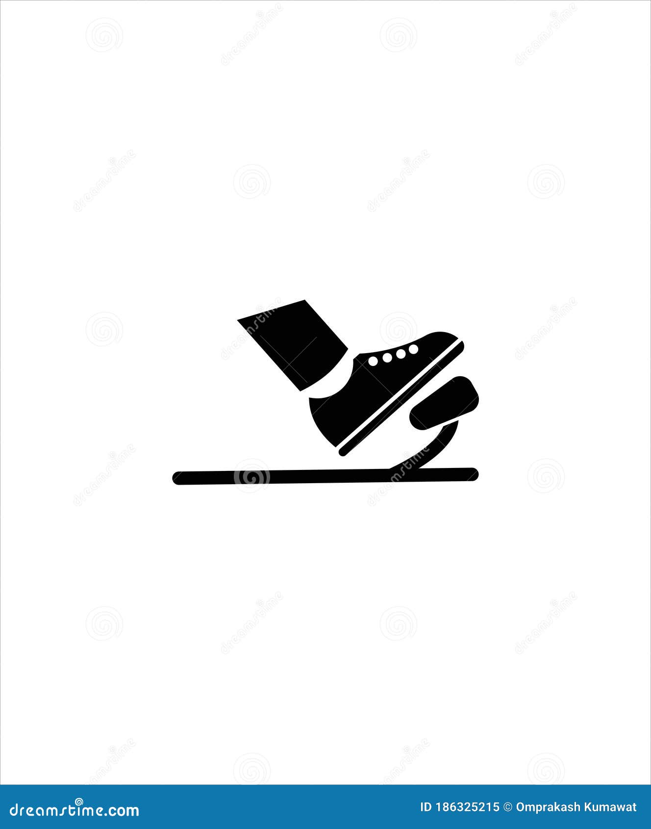 Break Pedal with Foot Icon,vector Best Flat Icon. Stock Vector ...