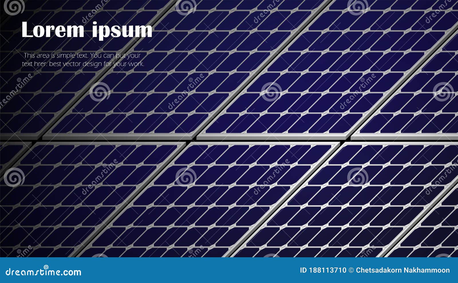 Modern Dark Solar Cell Background in Full HD Size Stock Vector ...
