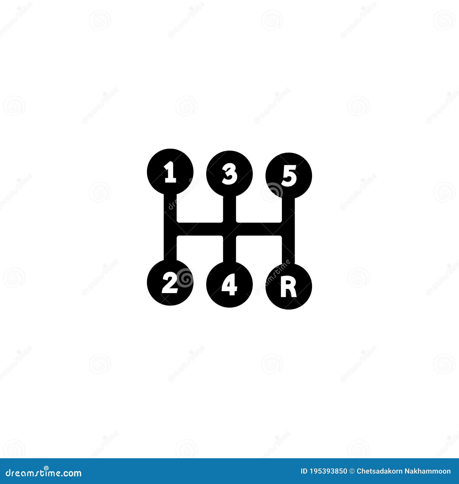 Car Gear Icon Isolated on White Stock Vector - Illustration of mobile ...