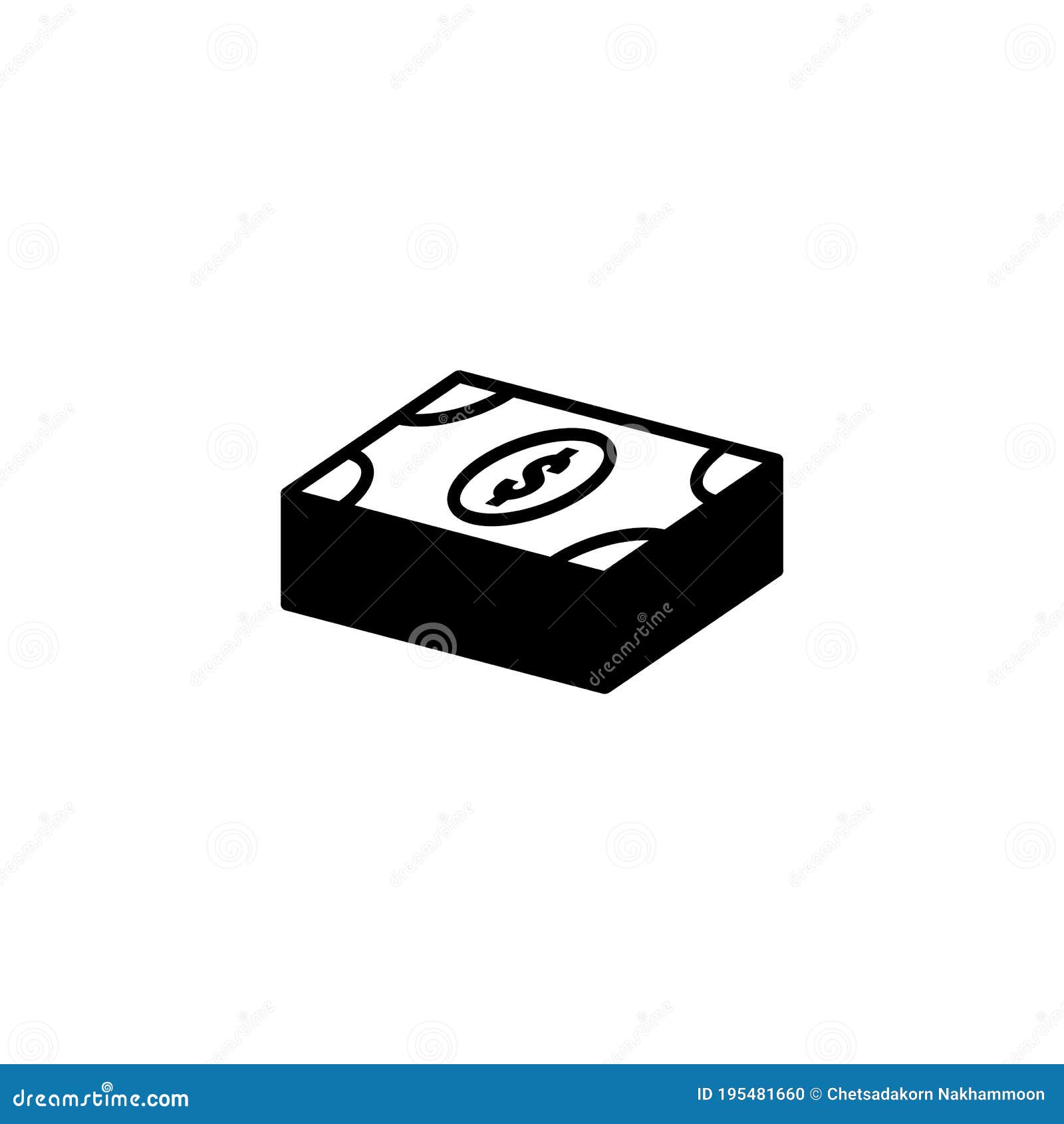 Banknote Icon Vector Isolated on White Stock Vector - Illustration of ...