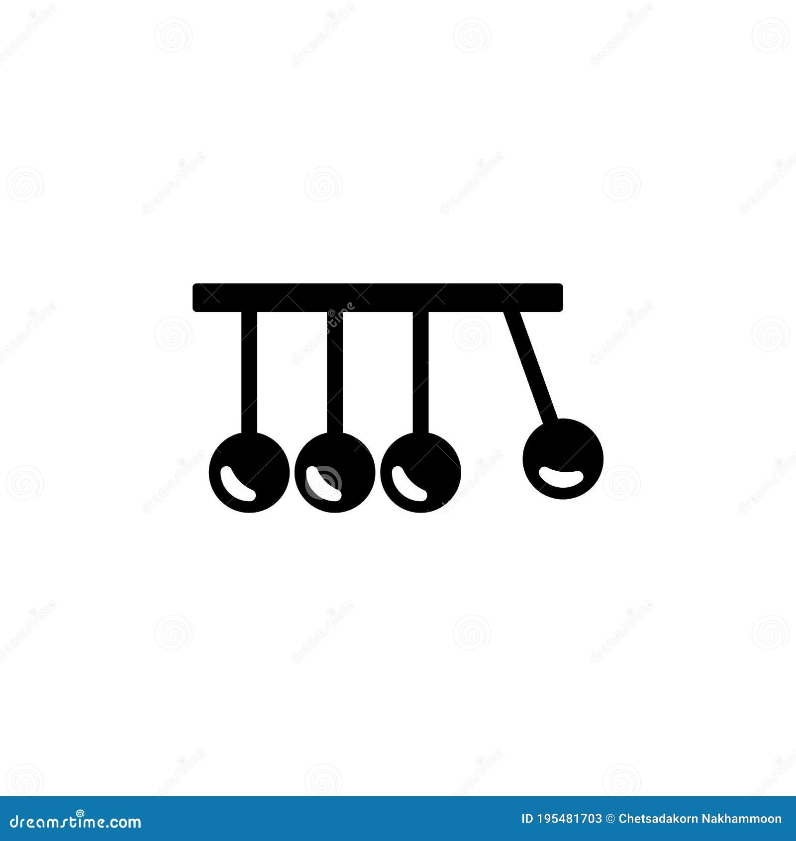 Pendulum Icon Vector. Physics Illustration Sign. Science Symbol Or Logo ...