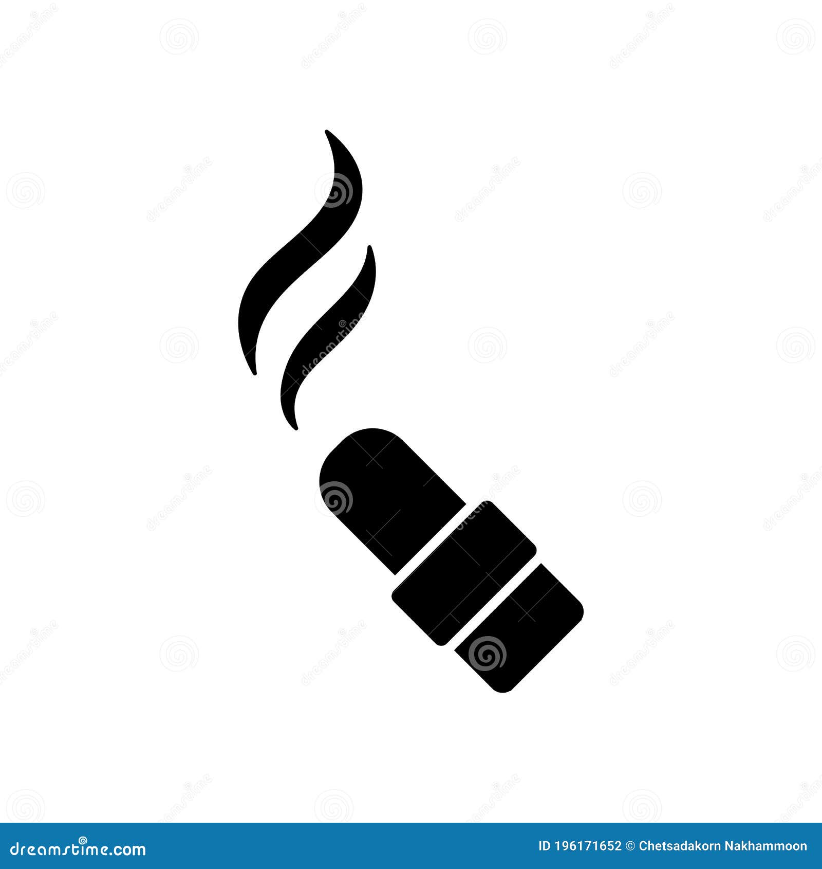 Inhalant Icon Vector on White Stock Vector - Illustration of medical ...