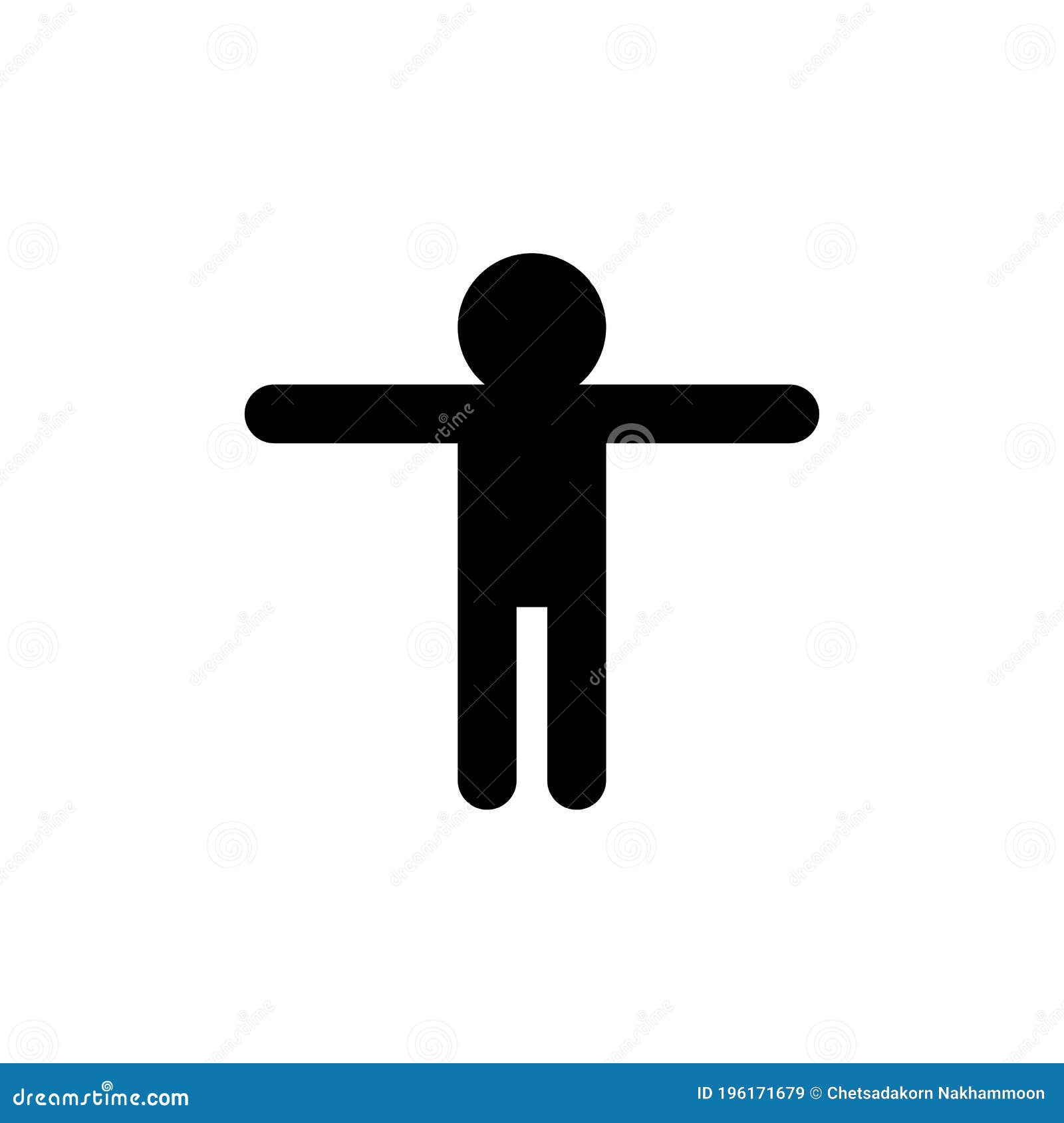 Standing Man Icon Vector, Simple Sign and Symbol Stock Vector ...