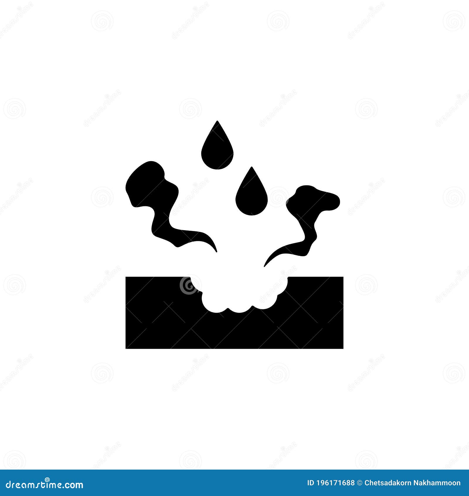 Acid Icon Set. It Included Chemical, Corrosion, Etching, Sulfuric ...