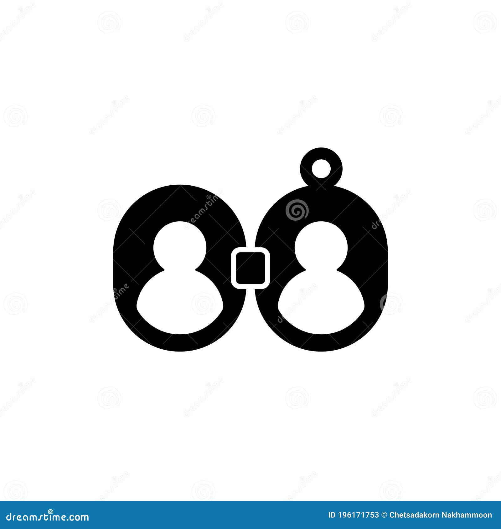 Locket icon vector stock vector. Illustration of love - 196171753