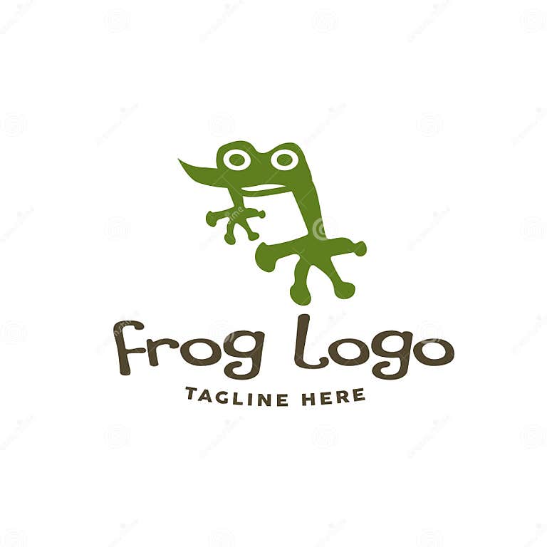 Symbol of 2 Frog Legs with Eyes and Mouth Stock Image - Image of cooked ...