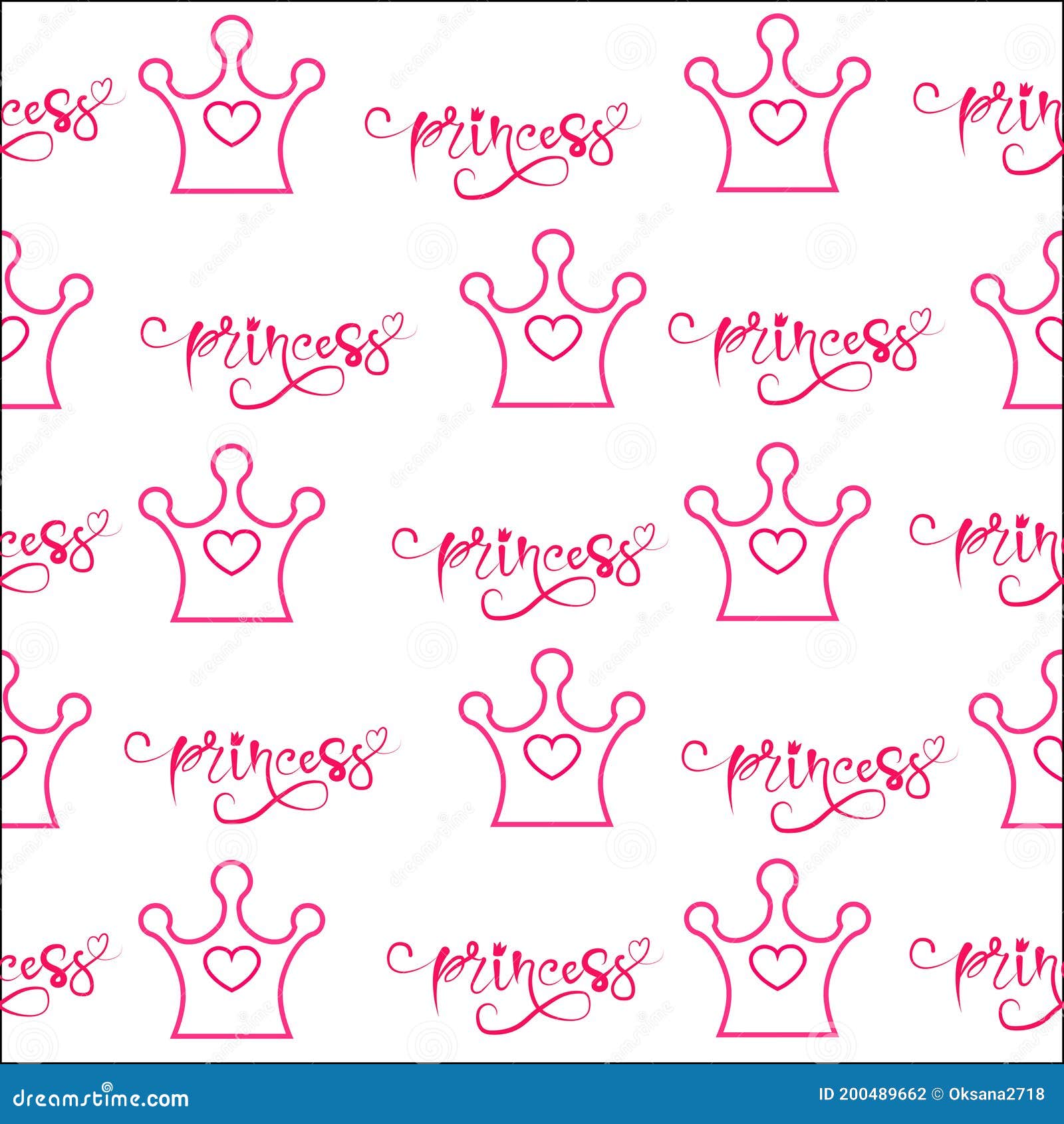 Doodle Crowns Lettering. Crown With Text Elements, Sketch, Majestic ...