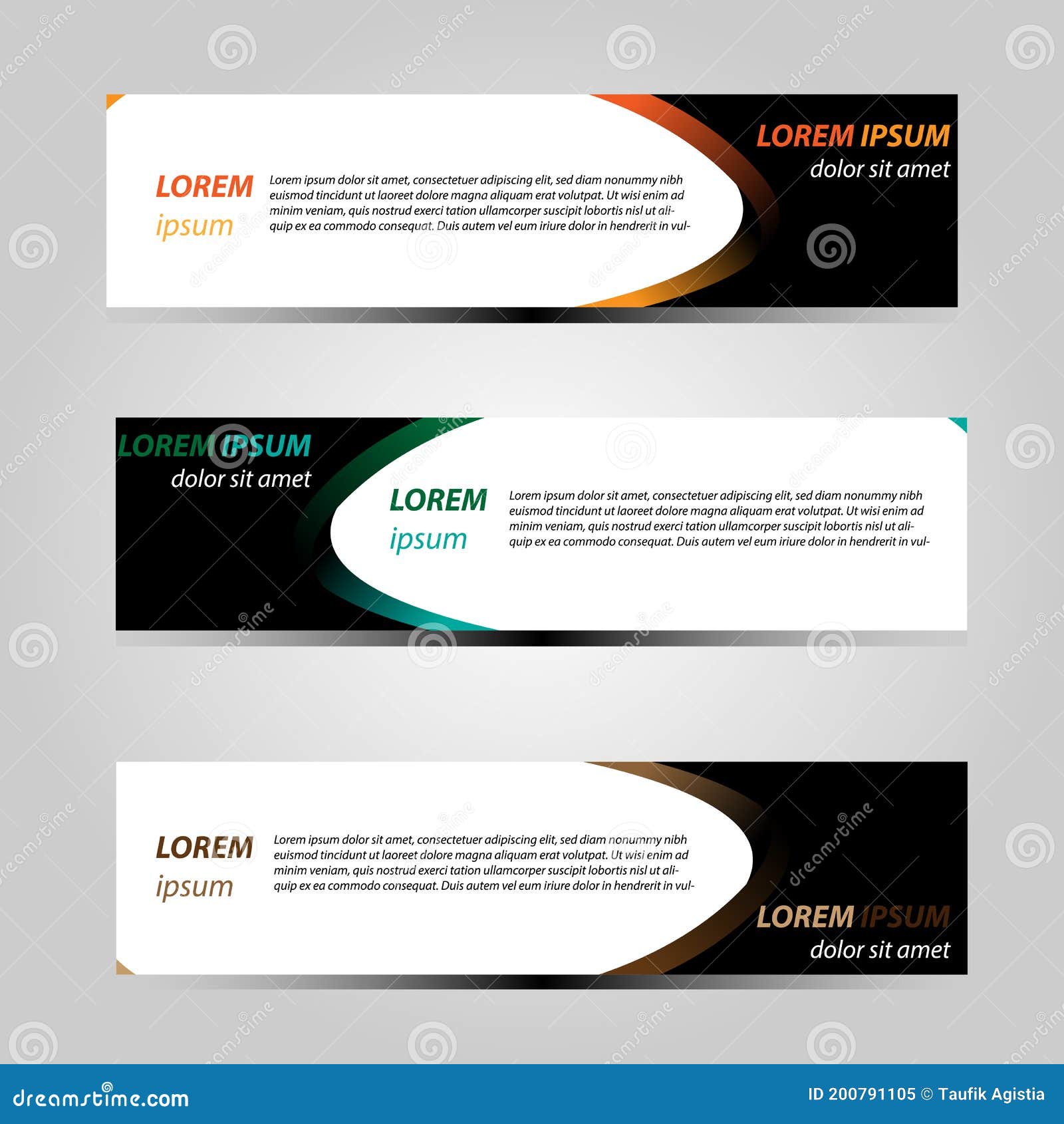 Banner Background Simple Template Vector Design with Attractive Style ...