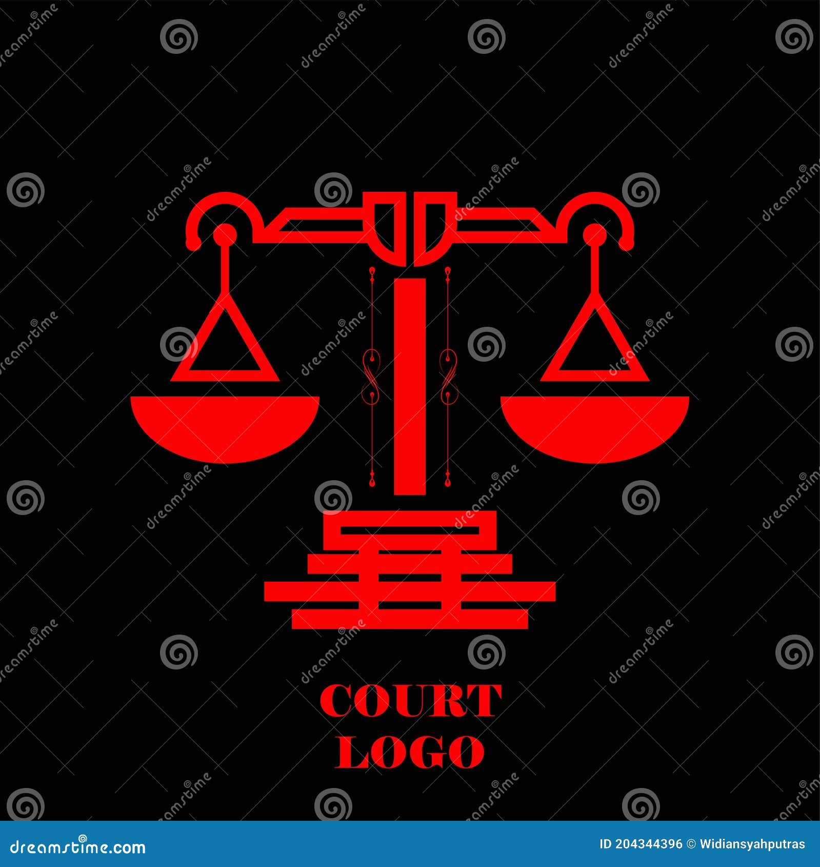 Law Firms Scales Judiciary Offices and Private Company Logos Stock ...