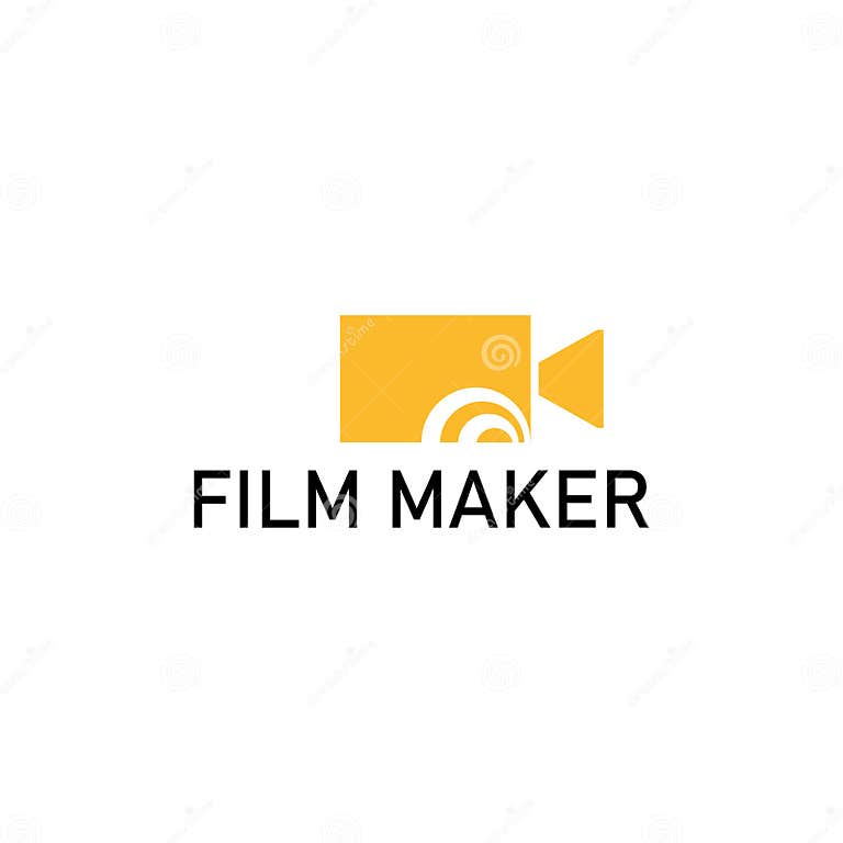 Filmmaker Logo Design Template. Simple Cinema Logo Design Vektor Eps 10 ...