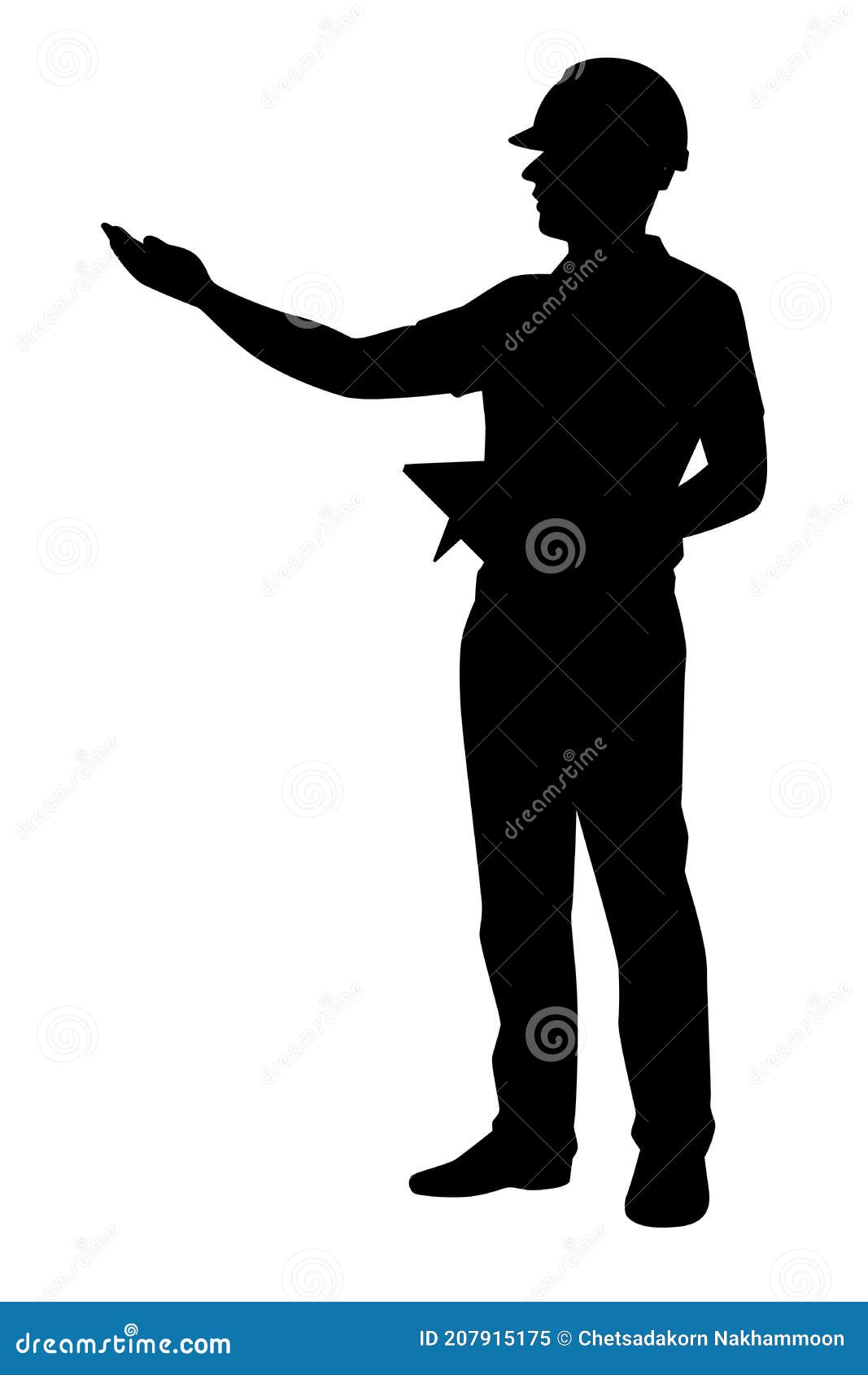 Engineer silhouette vector stock vector. Illustration of graphic ...