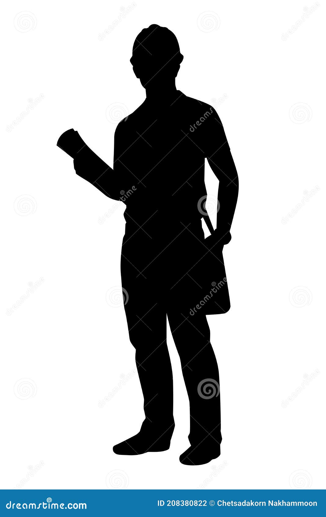 Engineer silhouette vector stock vector. Illustration of graphic ...