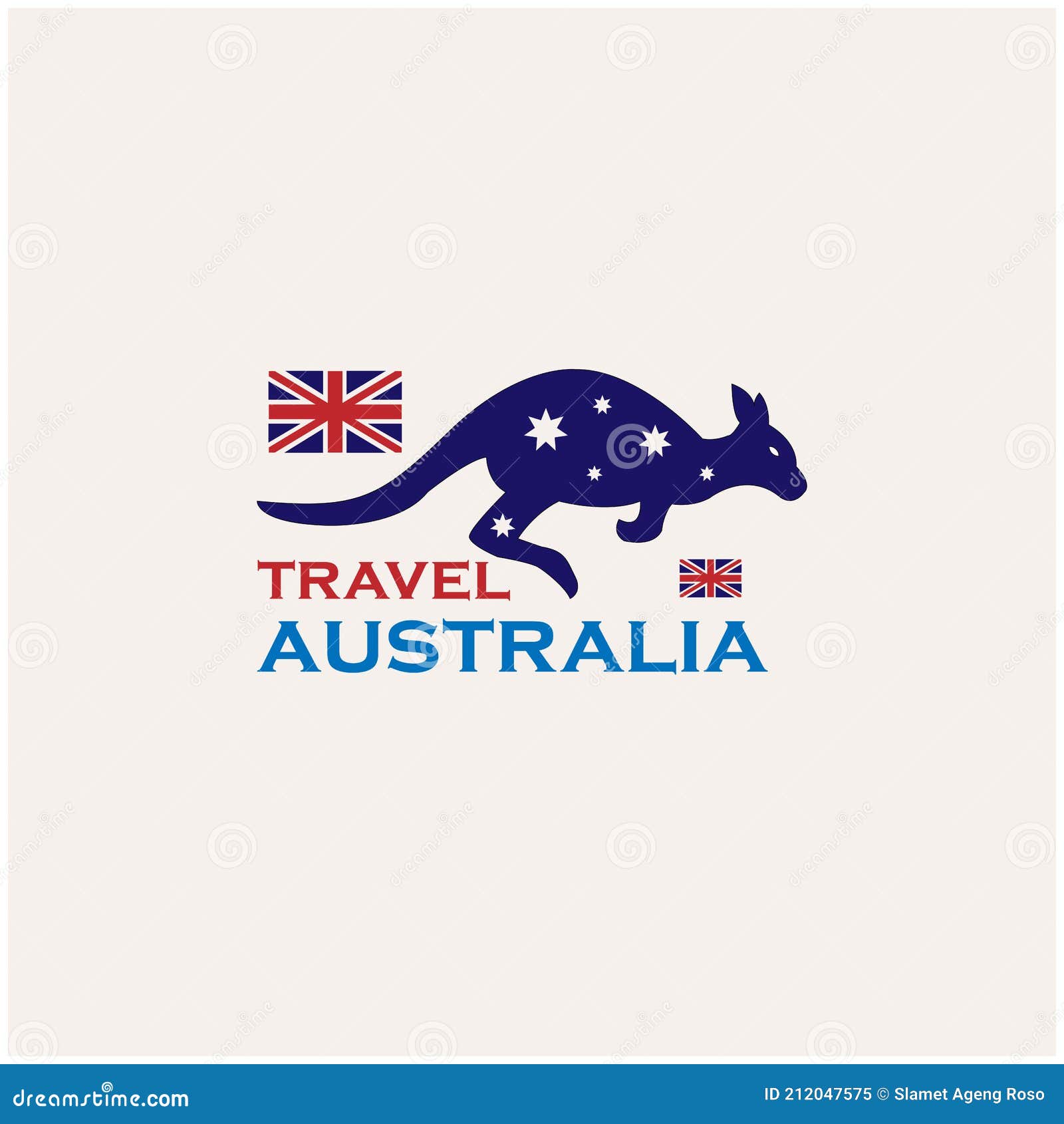Australia Design Logo Vector. Australia Travel Icon Stock Vector ...