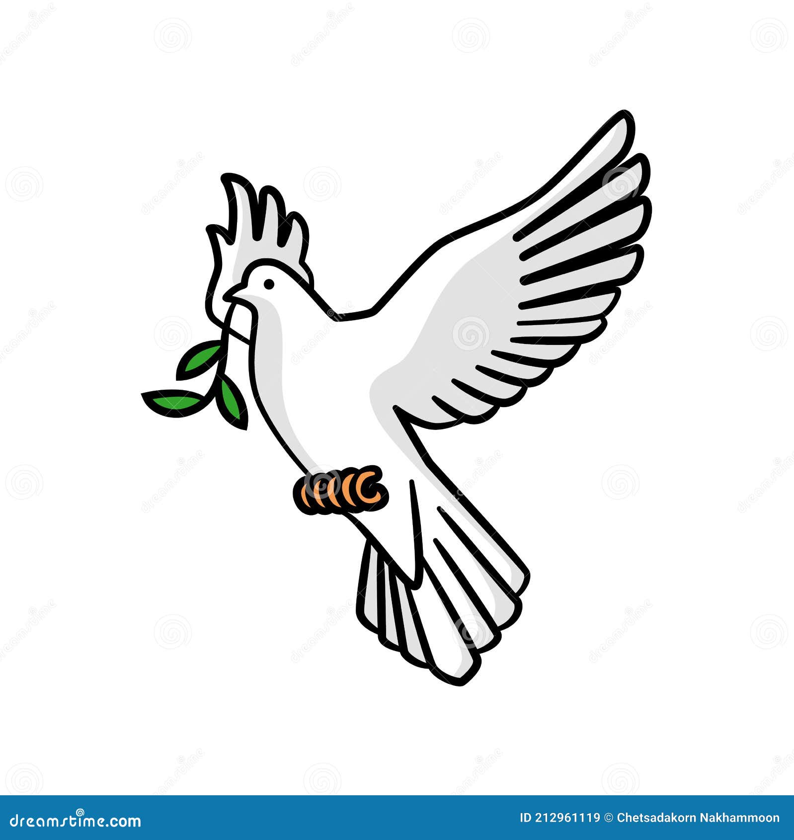White Pigeon Drawing