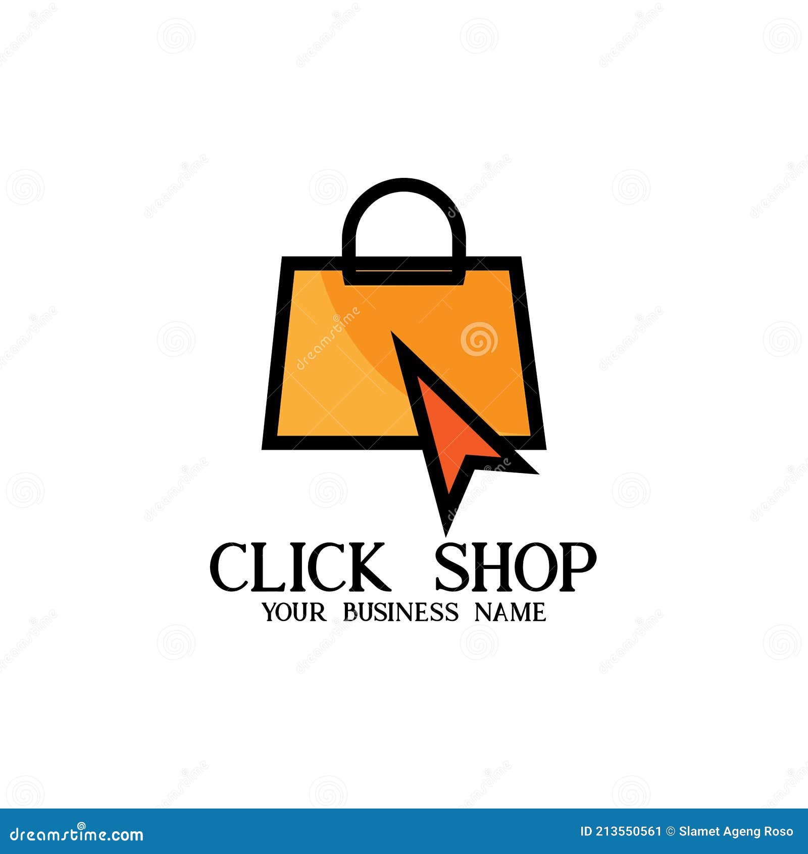 Click Design Logo Business Vector Stock Vector - Illustration of color ...