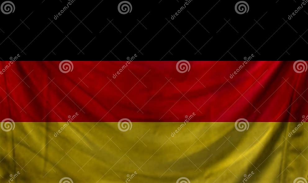 Germany Wave Flag Close Up stock illustration. Illustration of ...