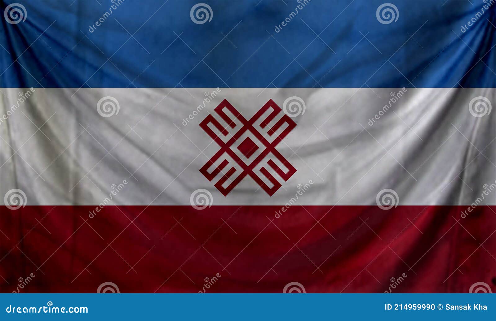 Mari Flag With Brush Stroke Effect, Grunge Brush Stroke. Watercolor ...