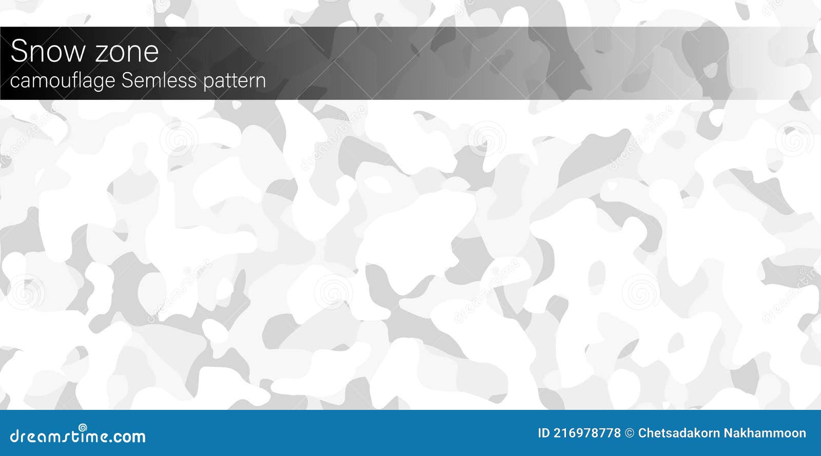 Snow Zone Camouflage Seamless Pattern Stock Vector - Illustration of ...