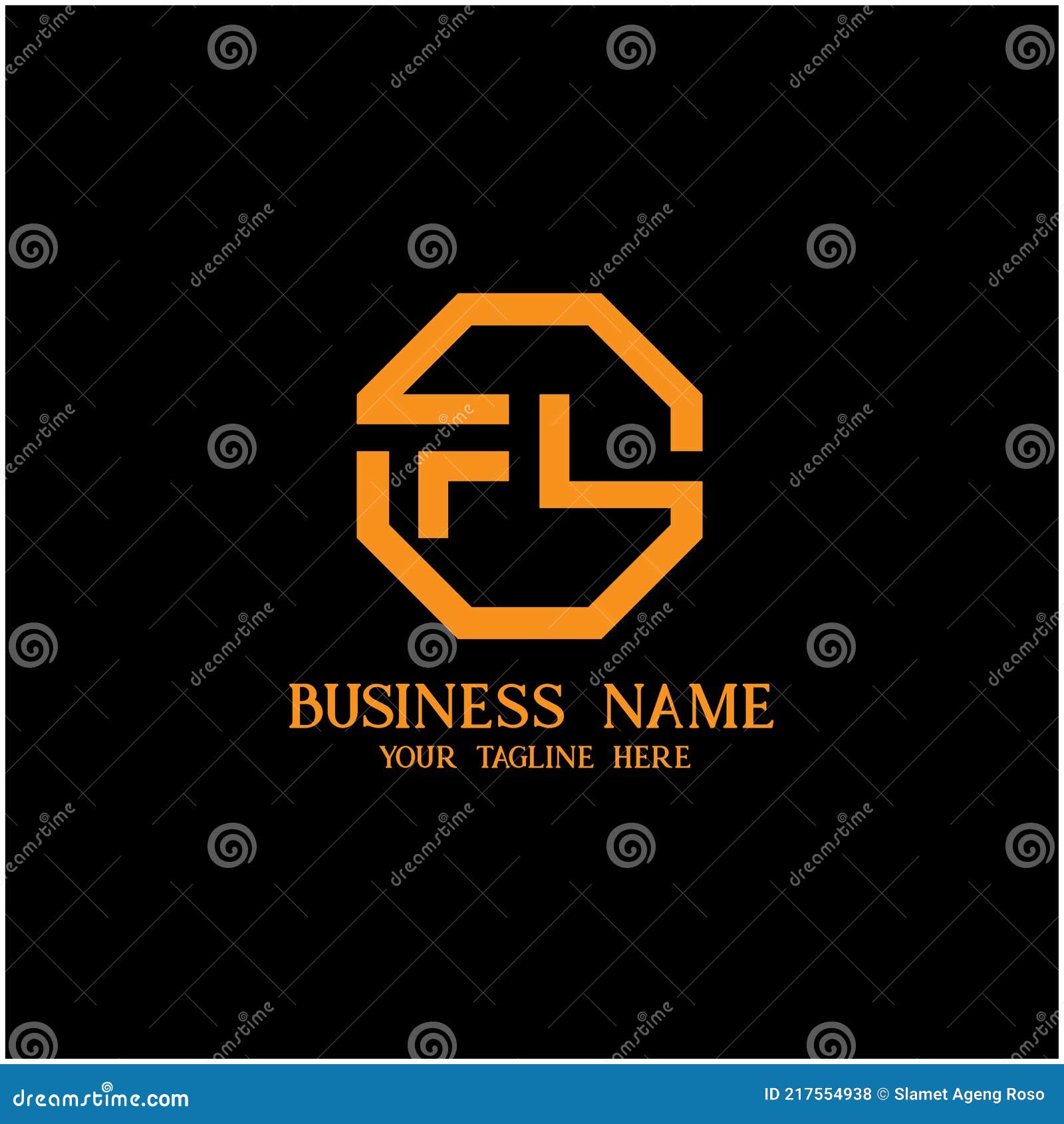 FLS Design Logo Business Vector Stock Vector - Illustration of concept ...