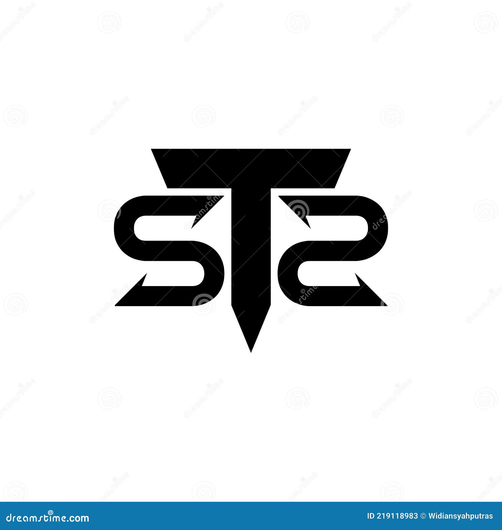 Minimal Vector Graphic Alphabet Symbol. STS Letter Logos And Icons ...