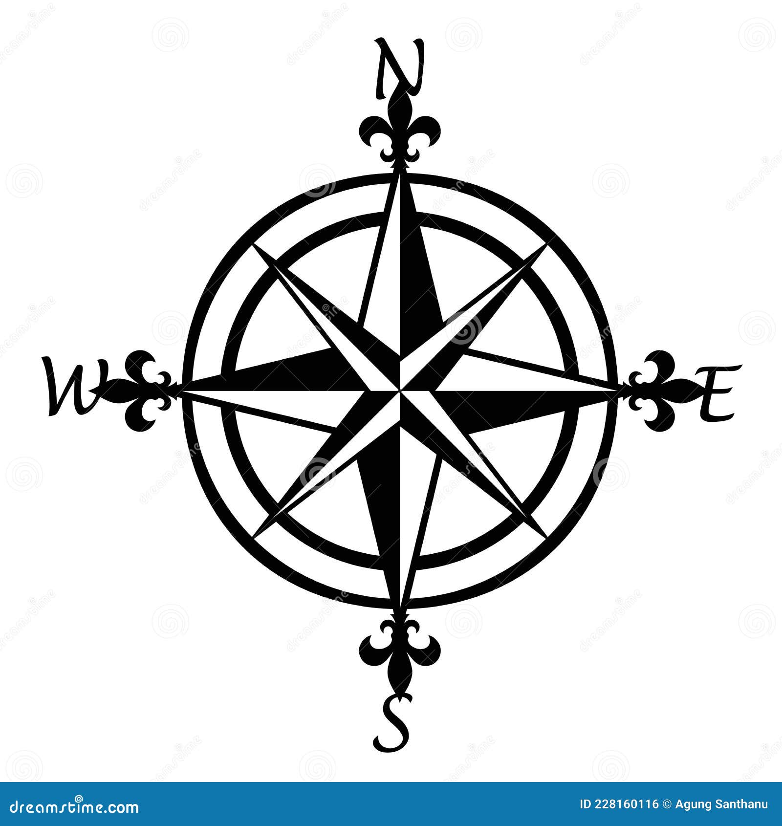 Compass Logo vectors stock vector. Illustration of vector - 228160116