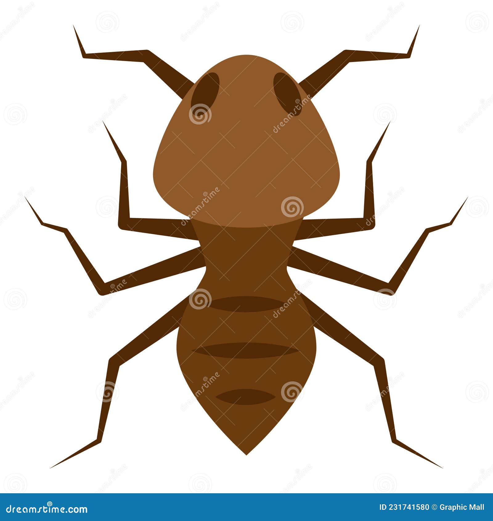 Flat Color Icon for Termite. Stock Vector - Illustration of graphic ...