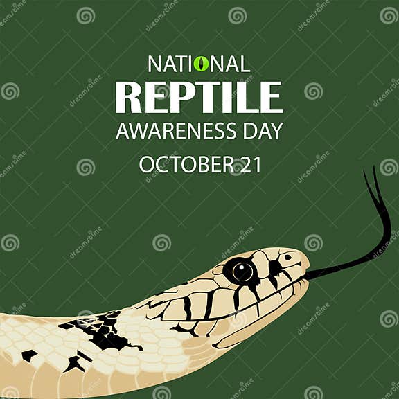 Vector Flat Illustration To Commemorate International Reptile Day, with ...
