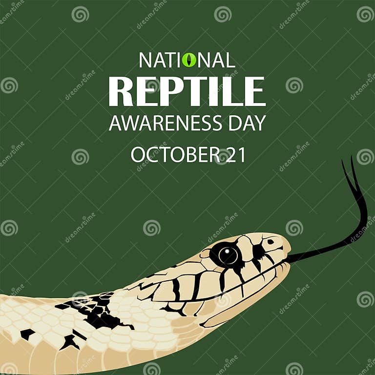 Vector Flat Illustration To Commemorate International Reptile Day, with ...