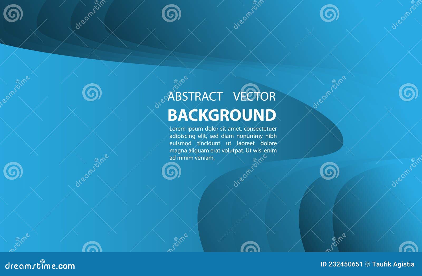Abstract Background Geometric Gradient in Blue Black Gradient with Wave ...
