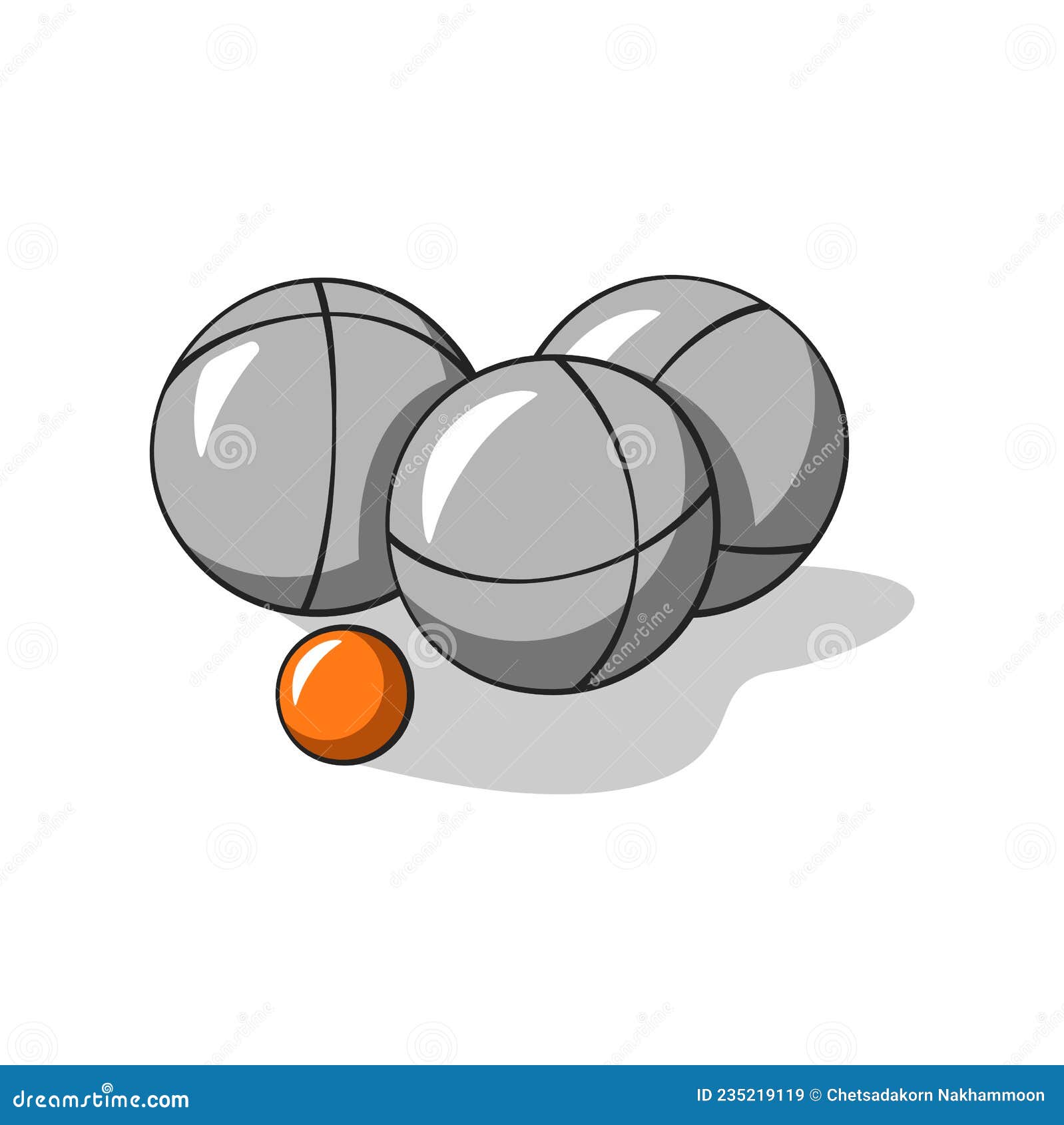 Petanque Sport Man Silhouette Vector | CartoonDealer.com #201213561