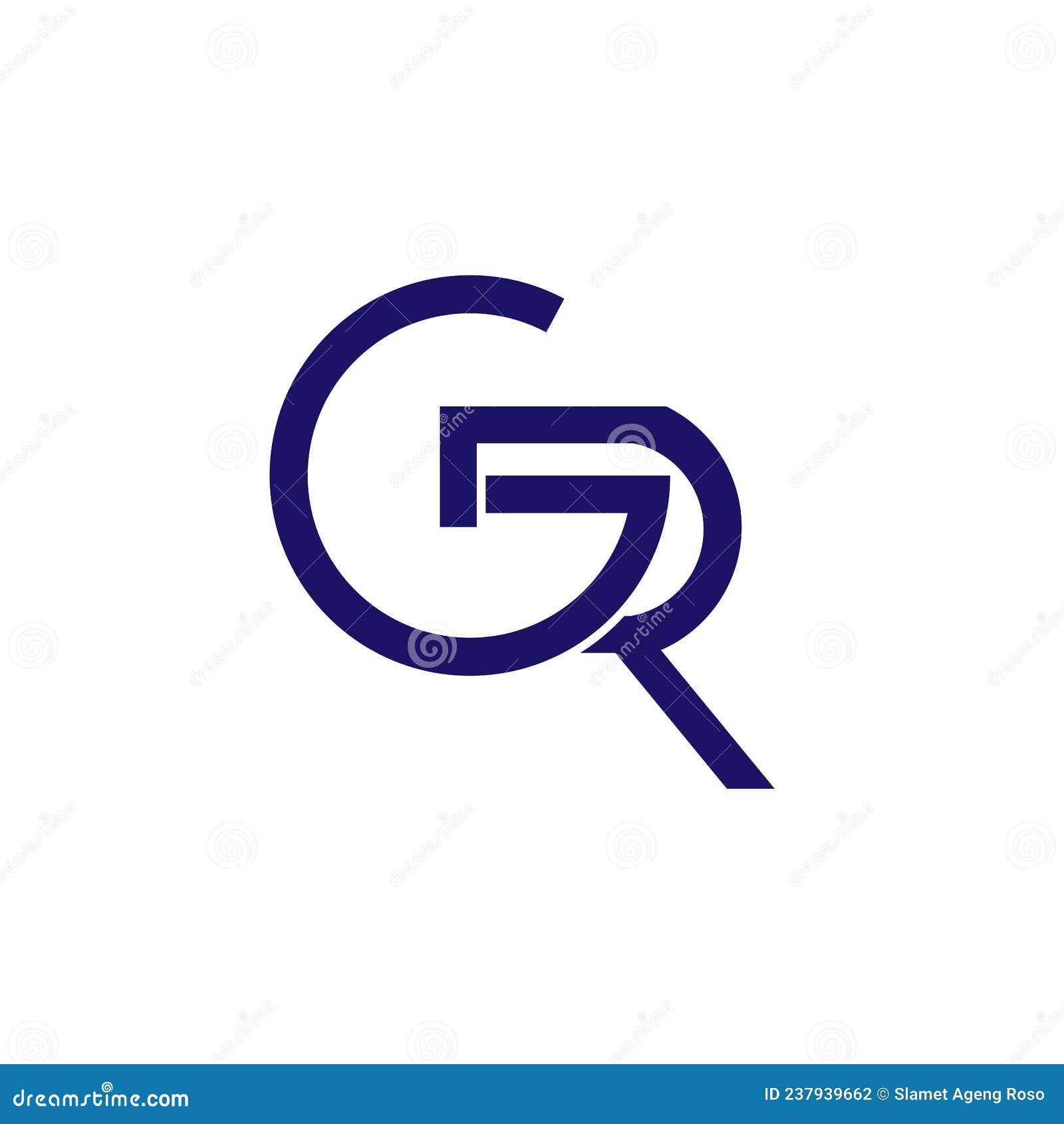 G R Letter Design Logo Business Vector Stock Vector - Illustration of ...