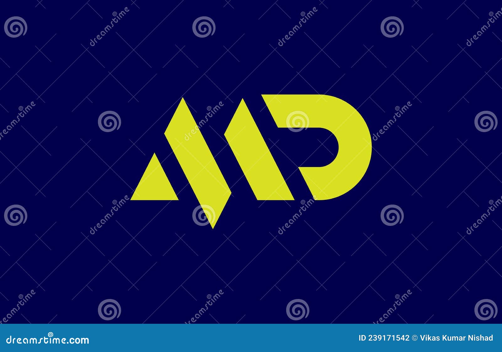 MD logo stock vector. Illustration of simple, capital - 239171542