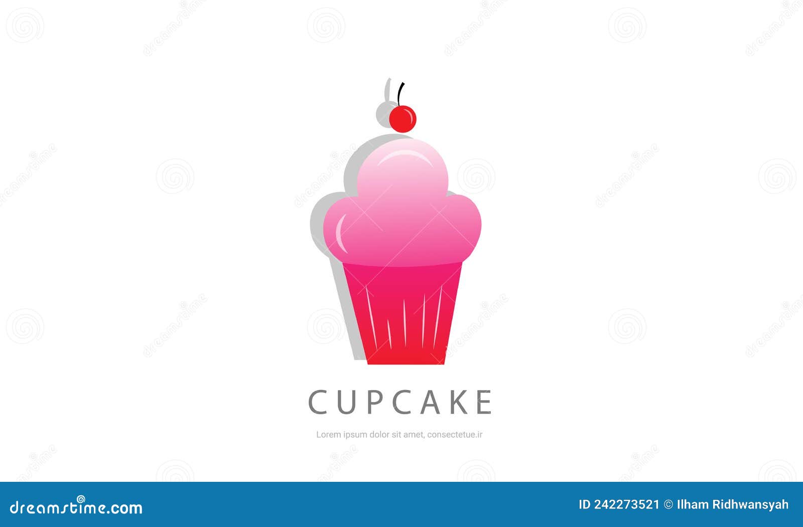 Cake Food Logo Brand Design Vector Stock Vector - Illustration of brand ...