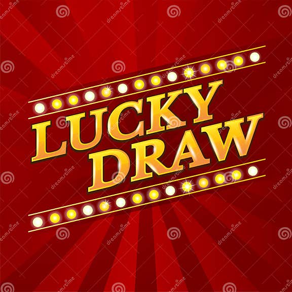 Editable Text Effect Lucky Draw 3d Style Effect. Stock Vector ...