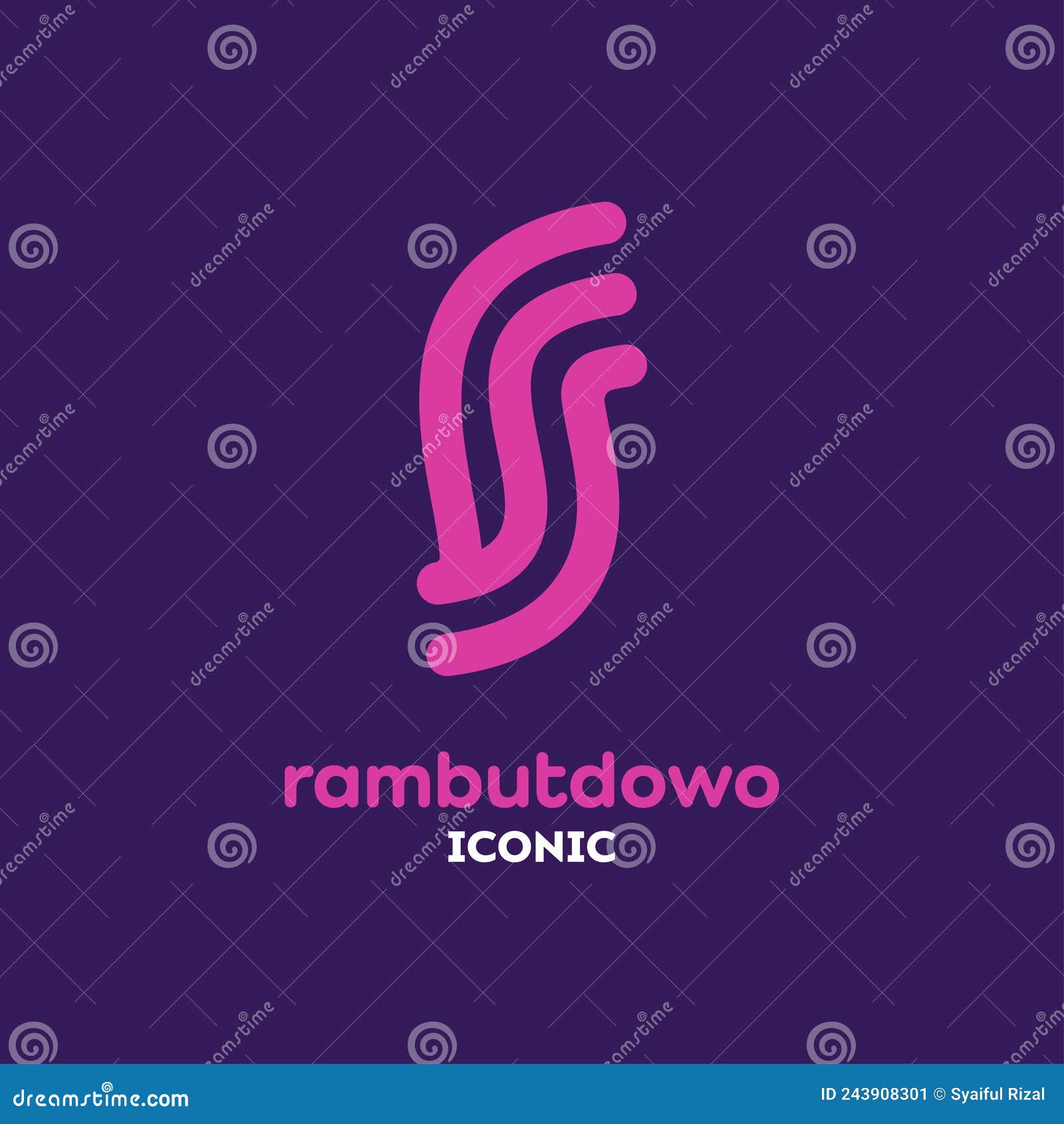 S Curly Logo Concept stock vector. Illustration of clean - 243908301