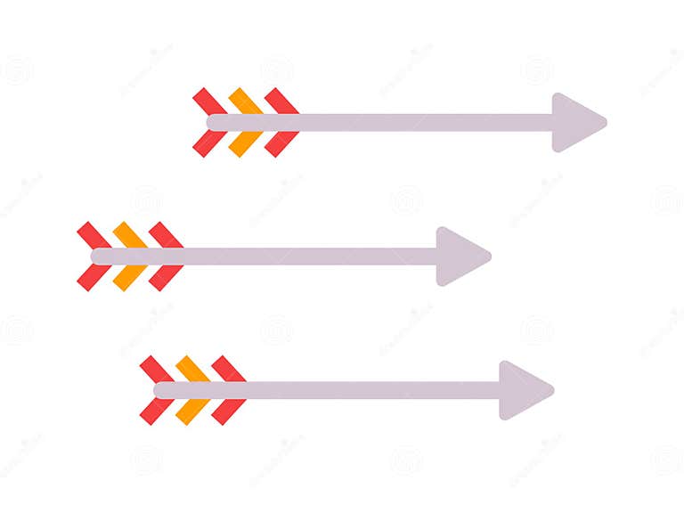 Three arrows icon element stock vector. Illustration of shape - 244811038