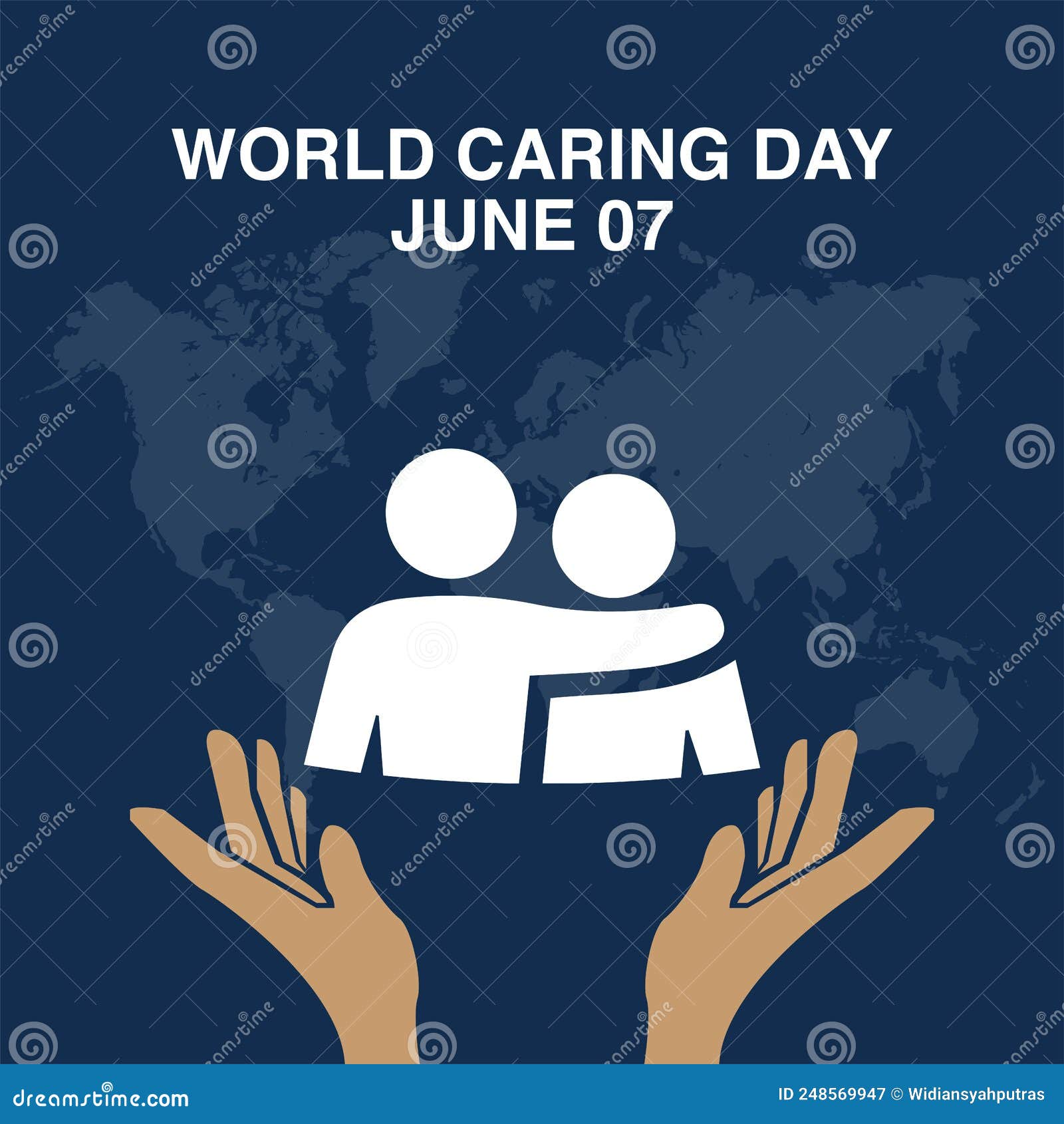 Friends Icon Vector. World Caring Day Design Concept, Perfect for ...