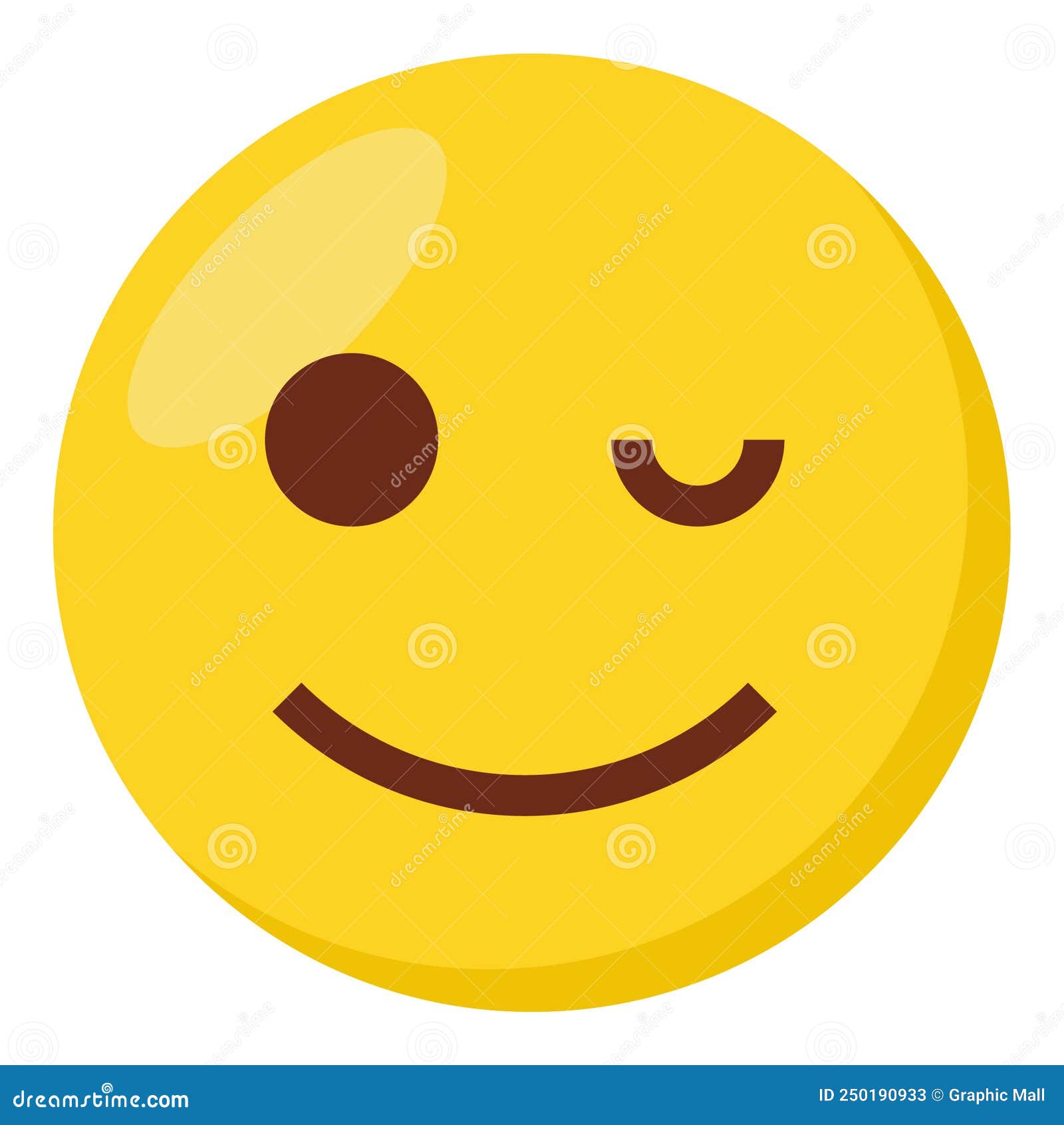 Winking Face Emoji Giving Finger Heart Cartoon Vector | CartoonDealer ...