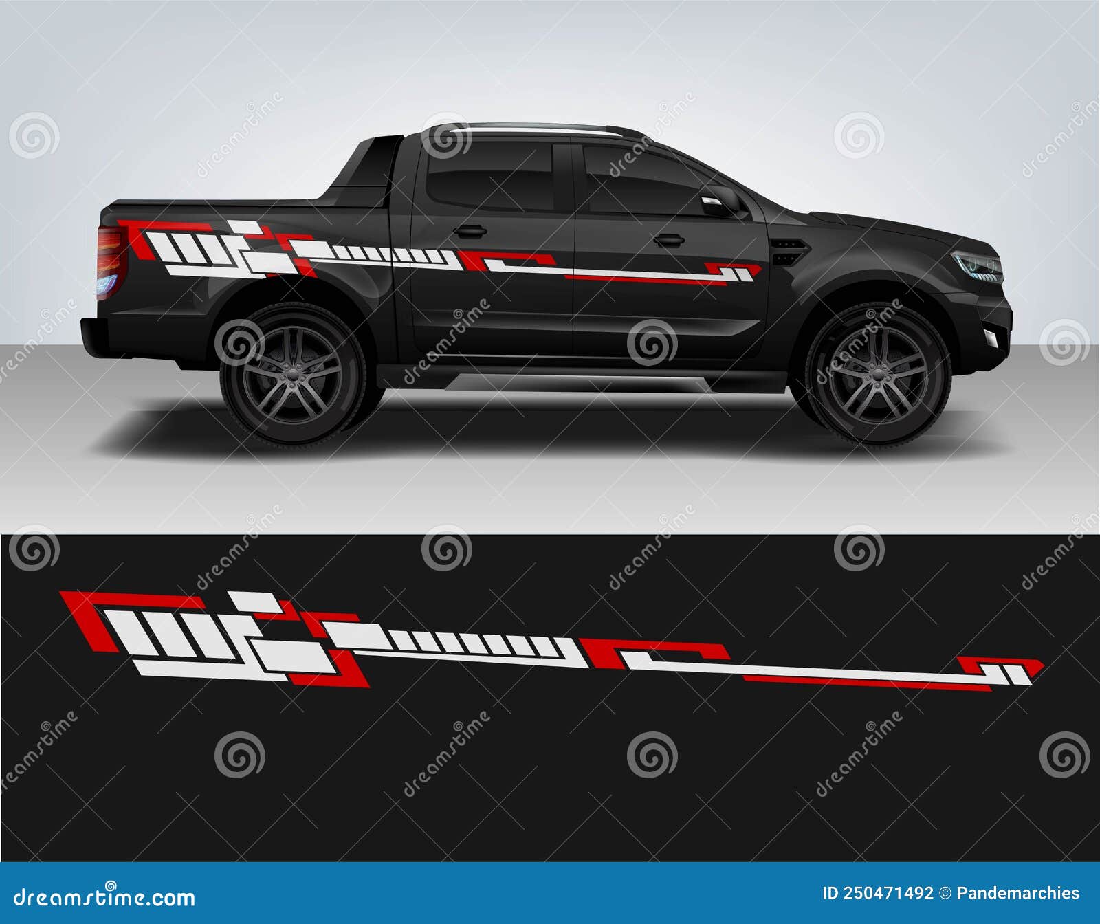 Race Elegant Stripes Modern Red Stock Vector - Illustration of racing ...