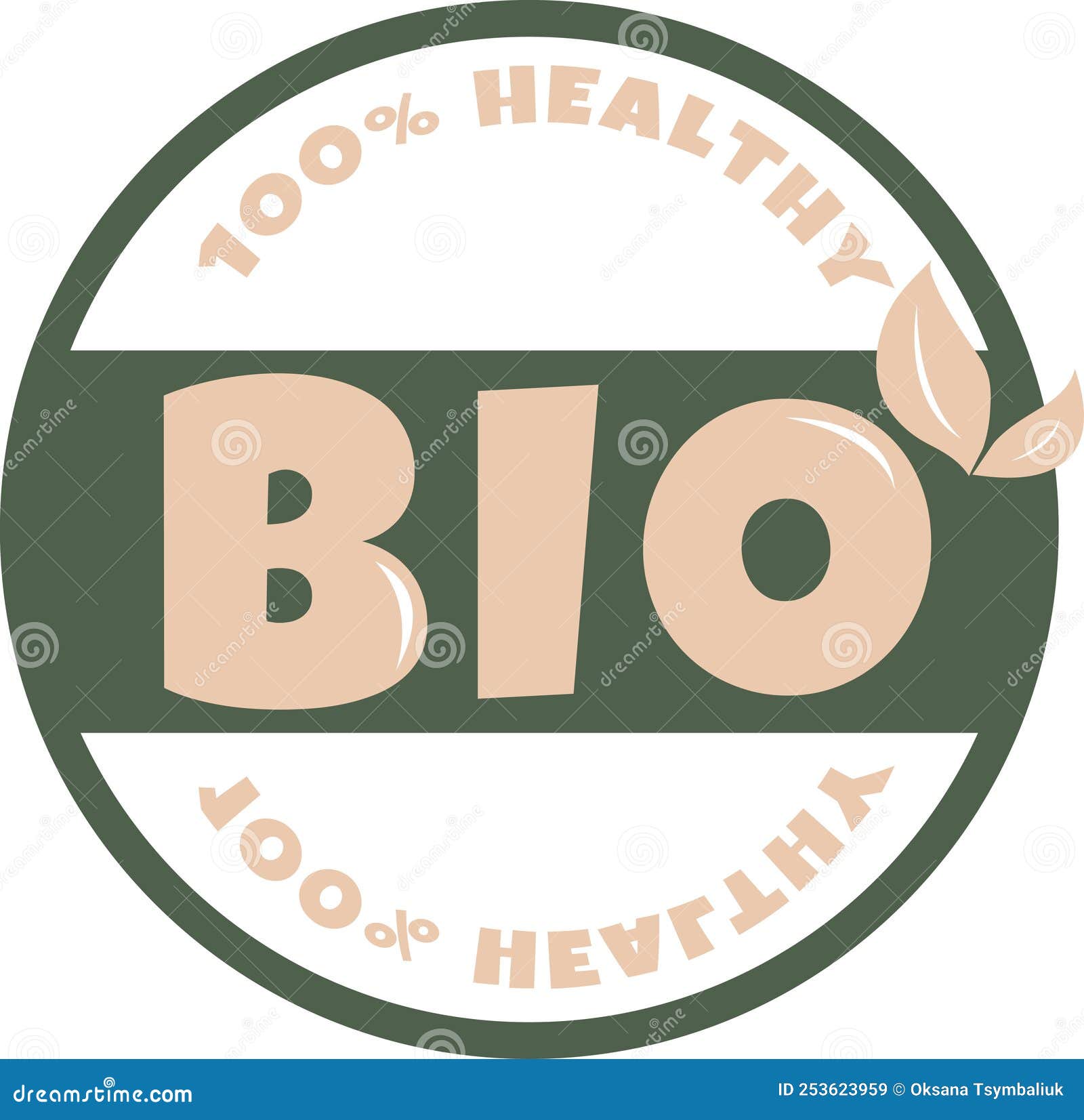 Bio icon. Healthy product stock vector. Illustration of product - 253623959