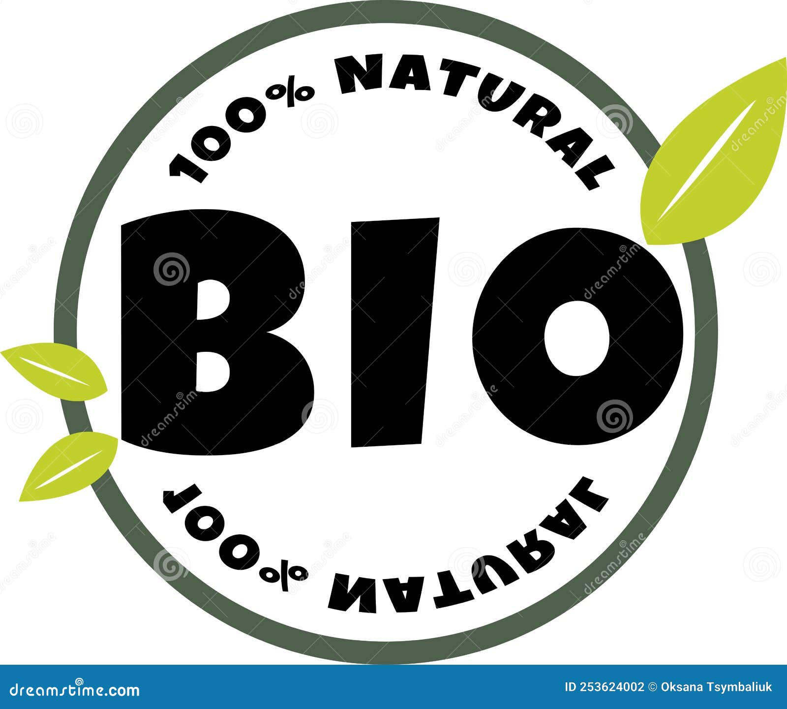Bio Icon Natural Products Sticker, Label, Badge and Logo Stock Vector ...